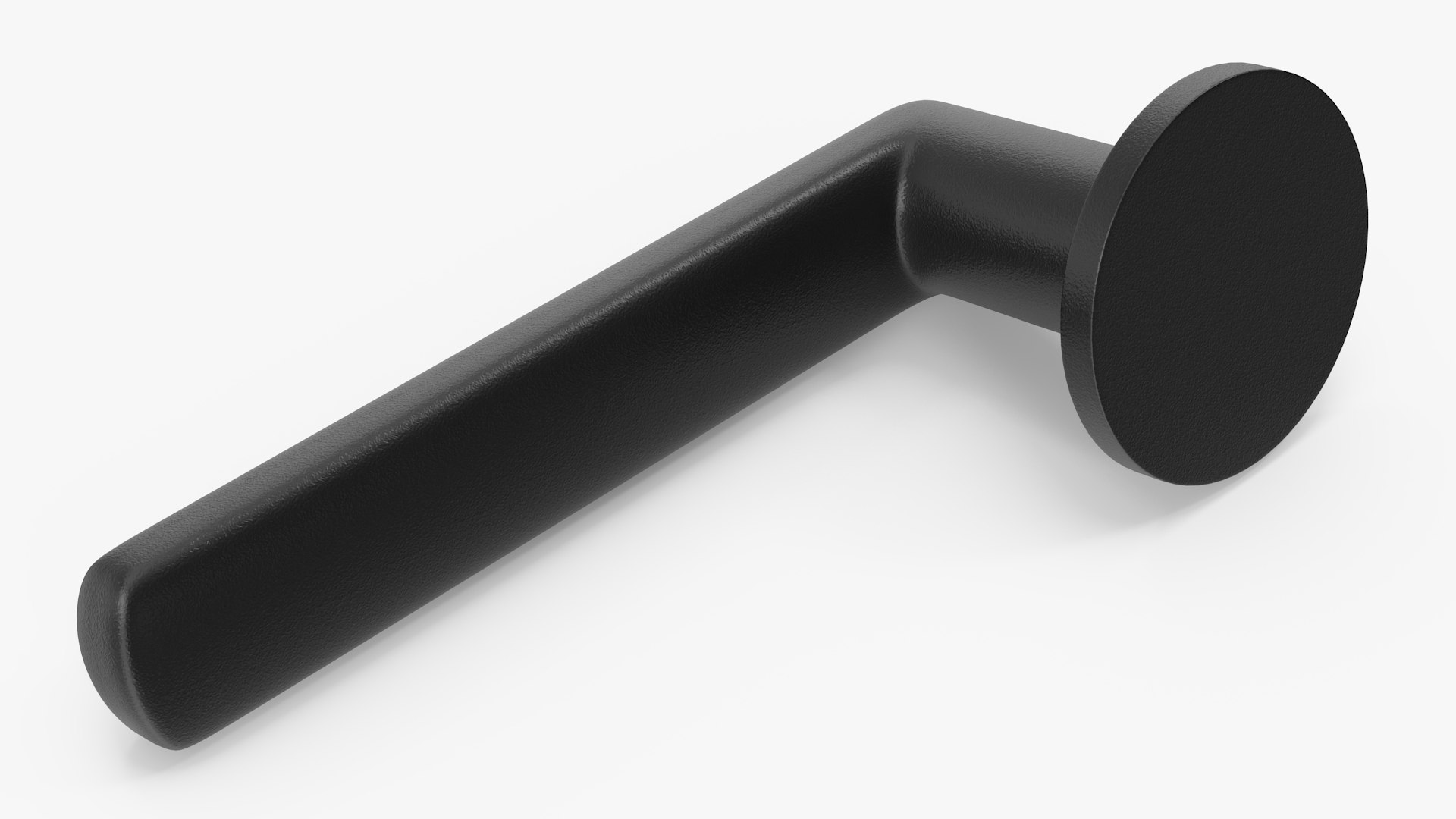 Black Straight Door Handles model - TurboSquid 1995786
