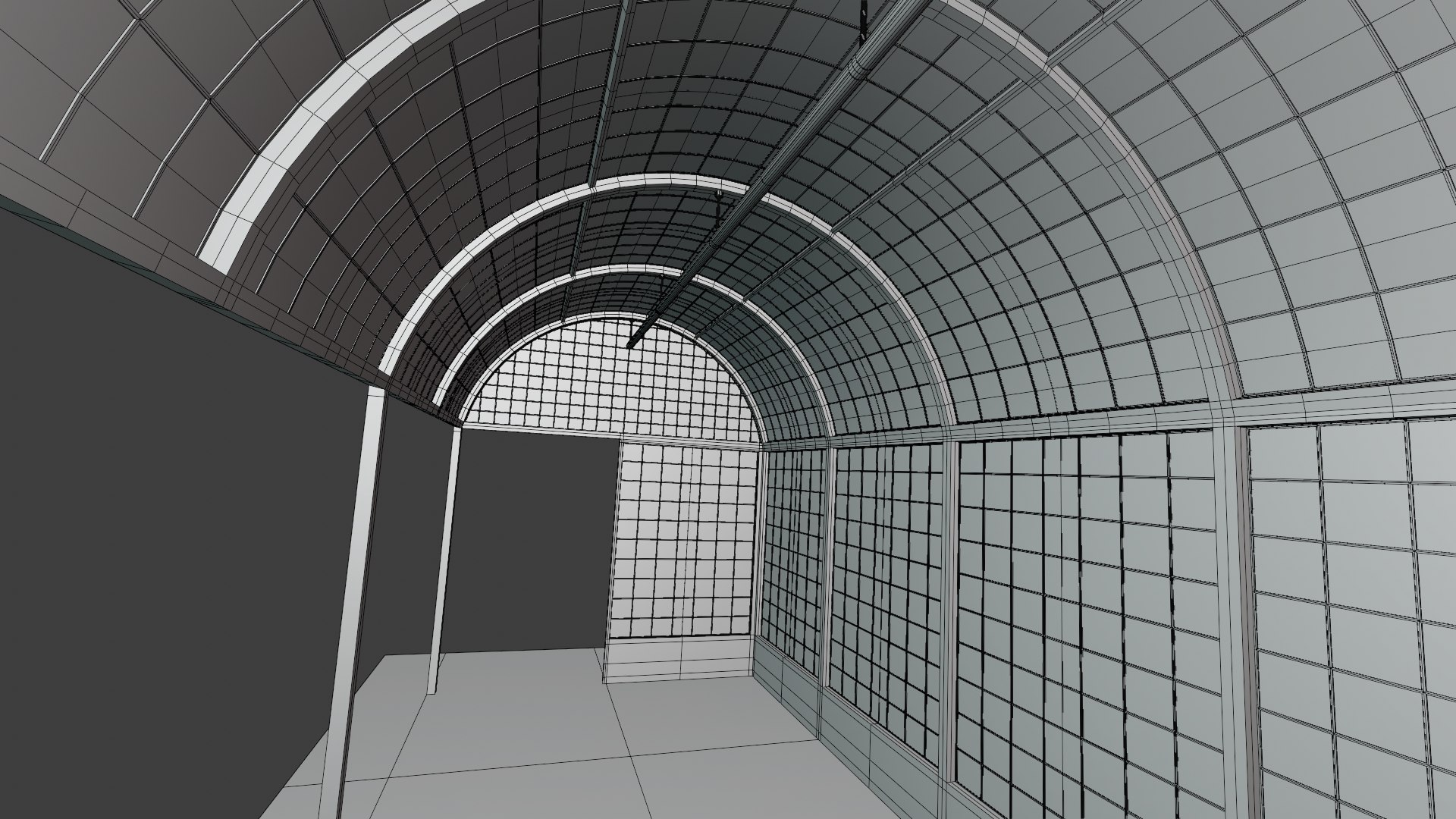 3D model Bus stop enclosure II - TurboSquid 2150287