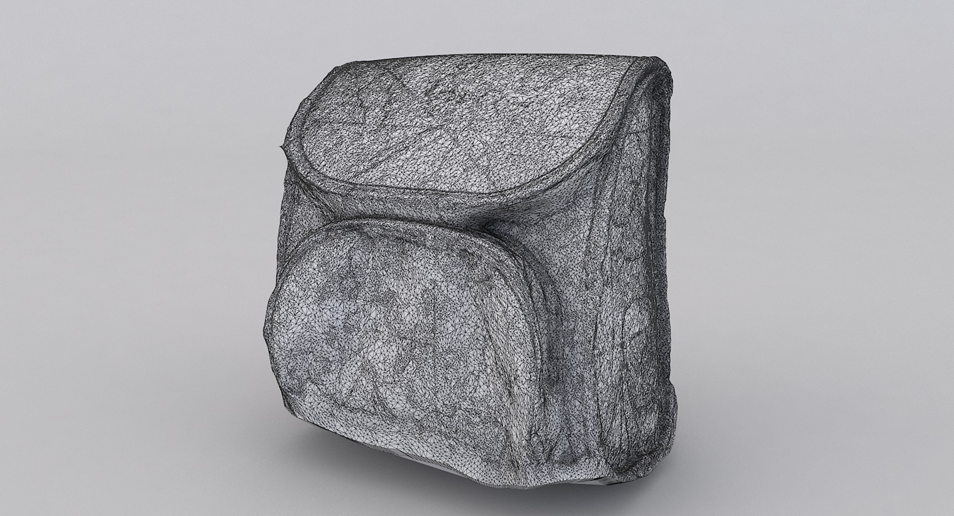 3d Schoolbag School Bag Model