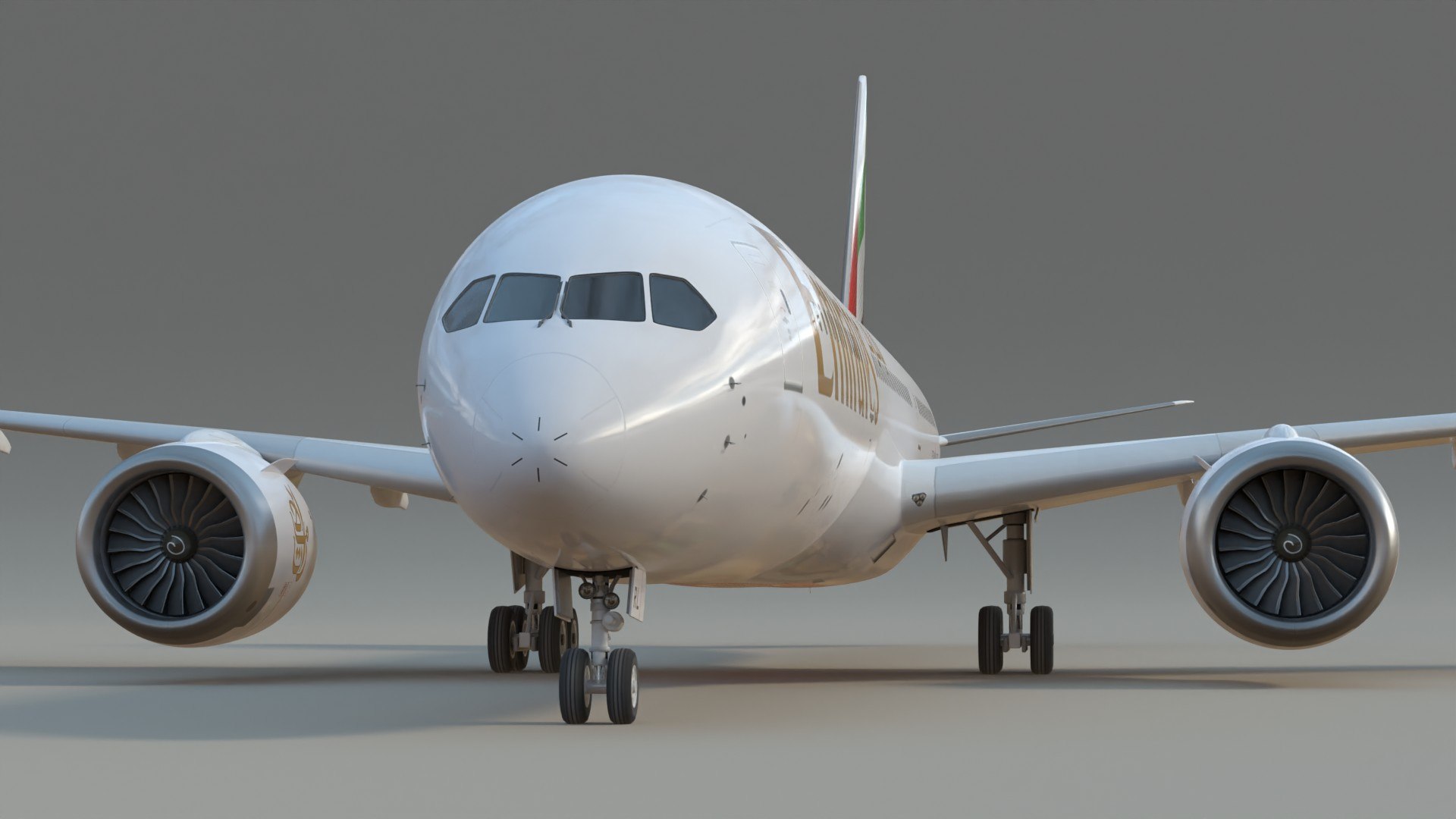 3D Emirates Boeing 789 SC Model - TurboSquid 2400287