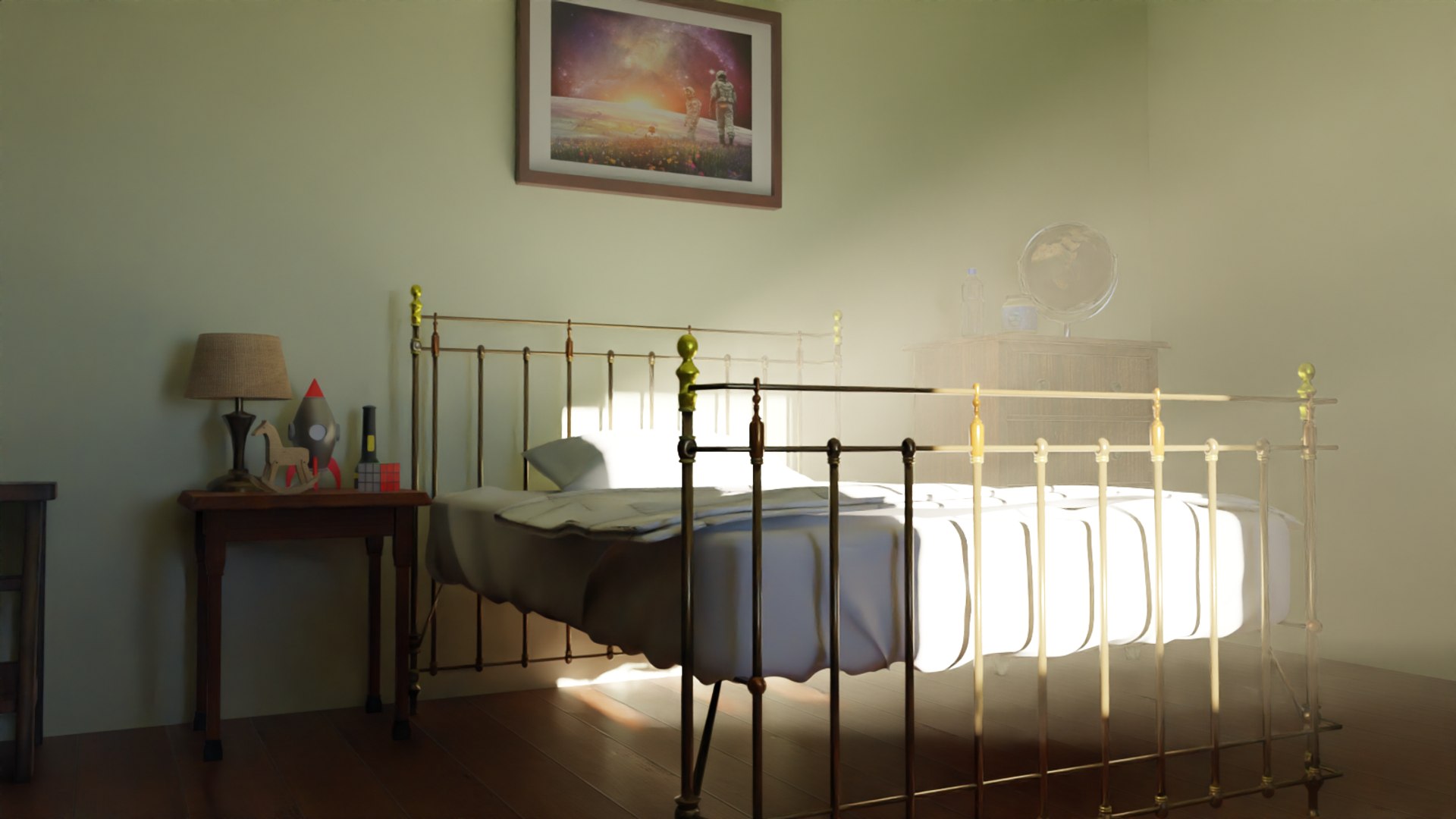 3D The Bedroom - Interstellar Model - TurboSquid 2278460