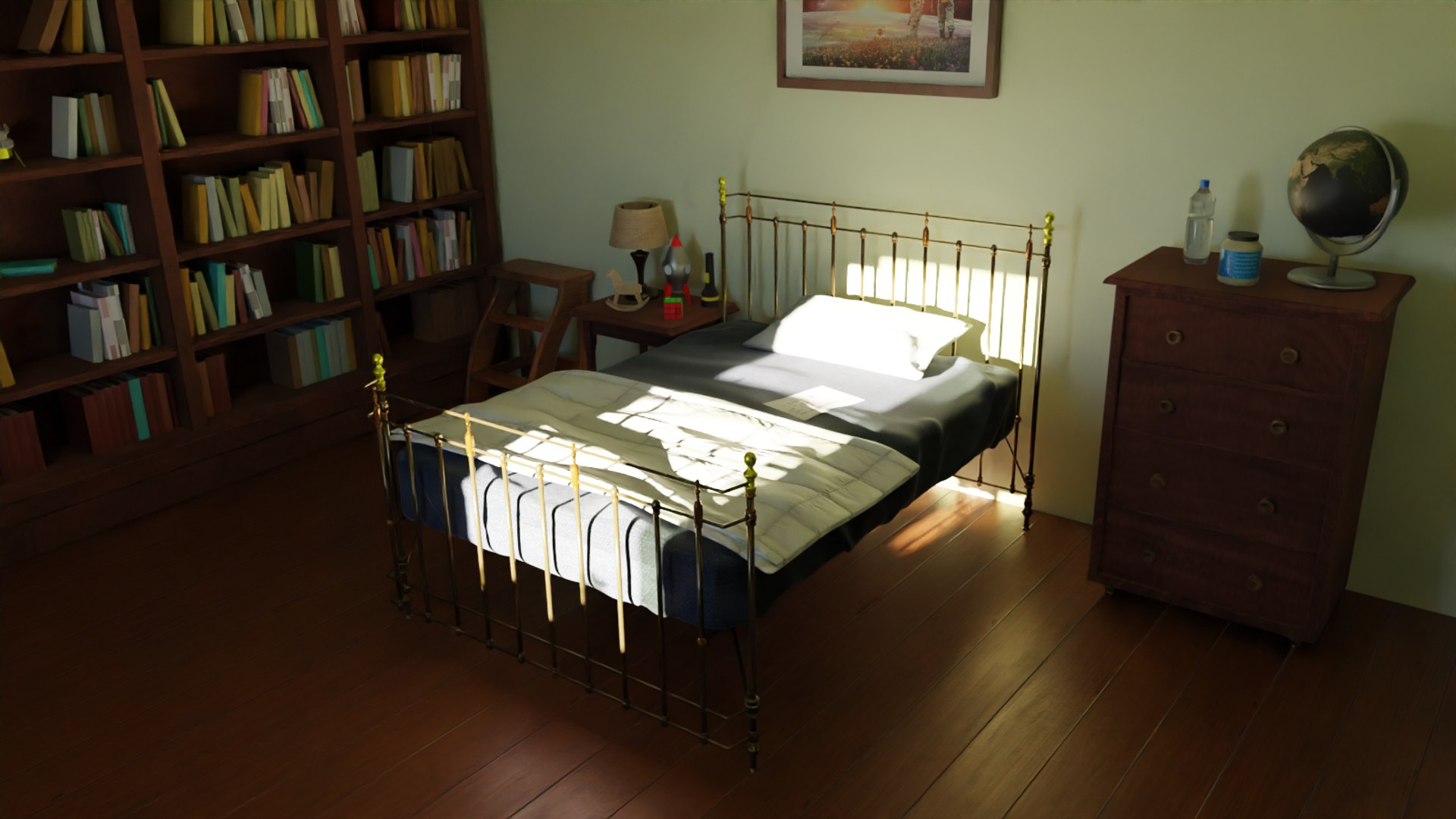 3D The Bedroom - Interstellar Model - TurboSquid 2278460