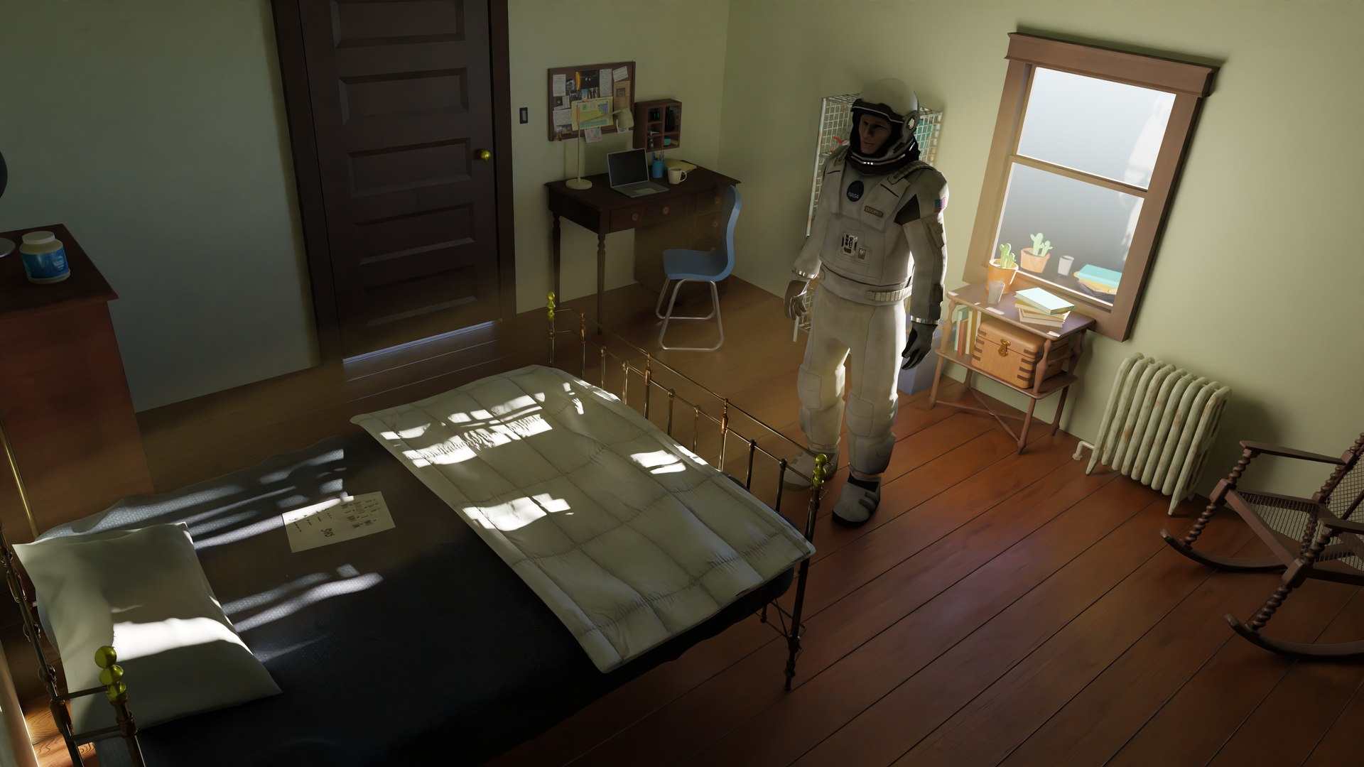 3D The Bedroom - Interstellar Model - TurboSquid 2278460