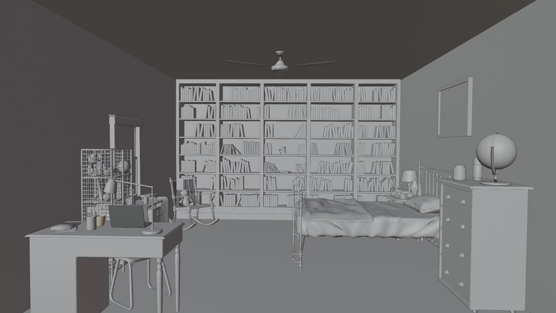 3D The Bedroom - Interstellar Model - TurboSquid 2278460