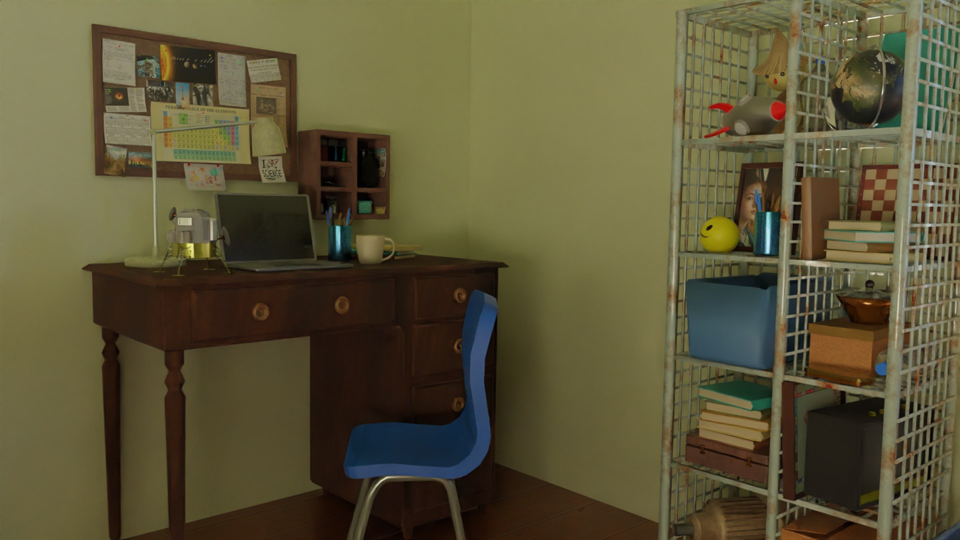 3D The Bedroom - Interstellar Model - TurboSquid 2278460