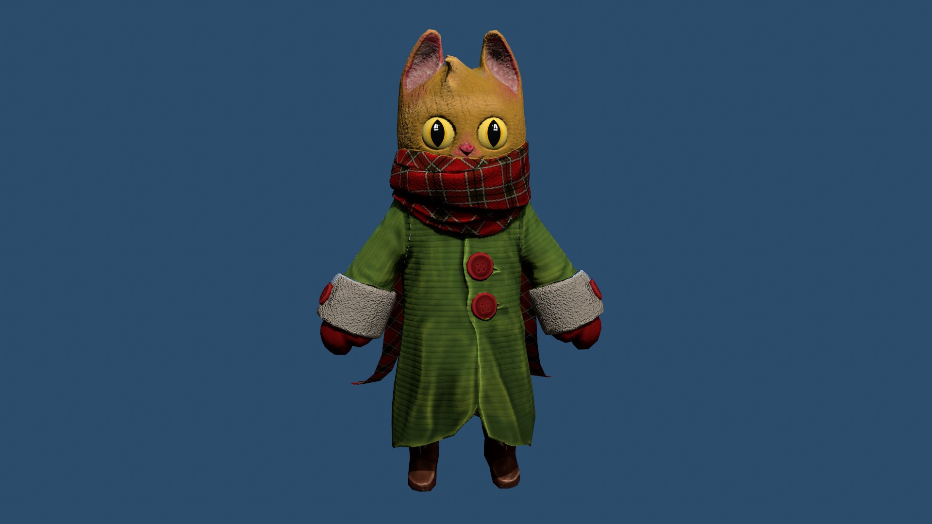Stylized Cat Character 3D - TurboSquid 1696753
