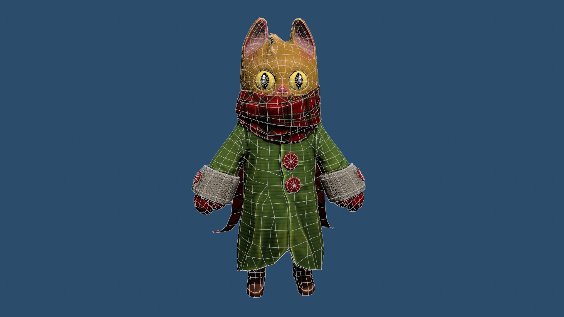 Stylized Cat Character 3D - TurboSquid 1696753