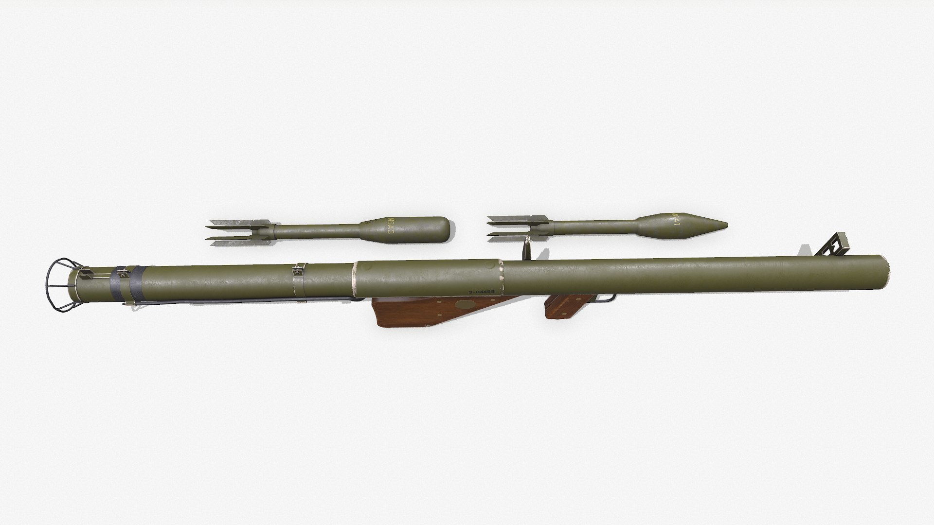 M1A1 Bazooka Low-poly PBR 3D model - TurboSquid 2171860