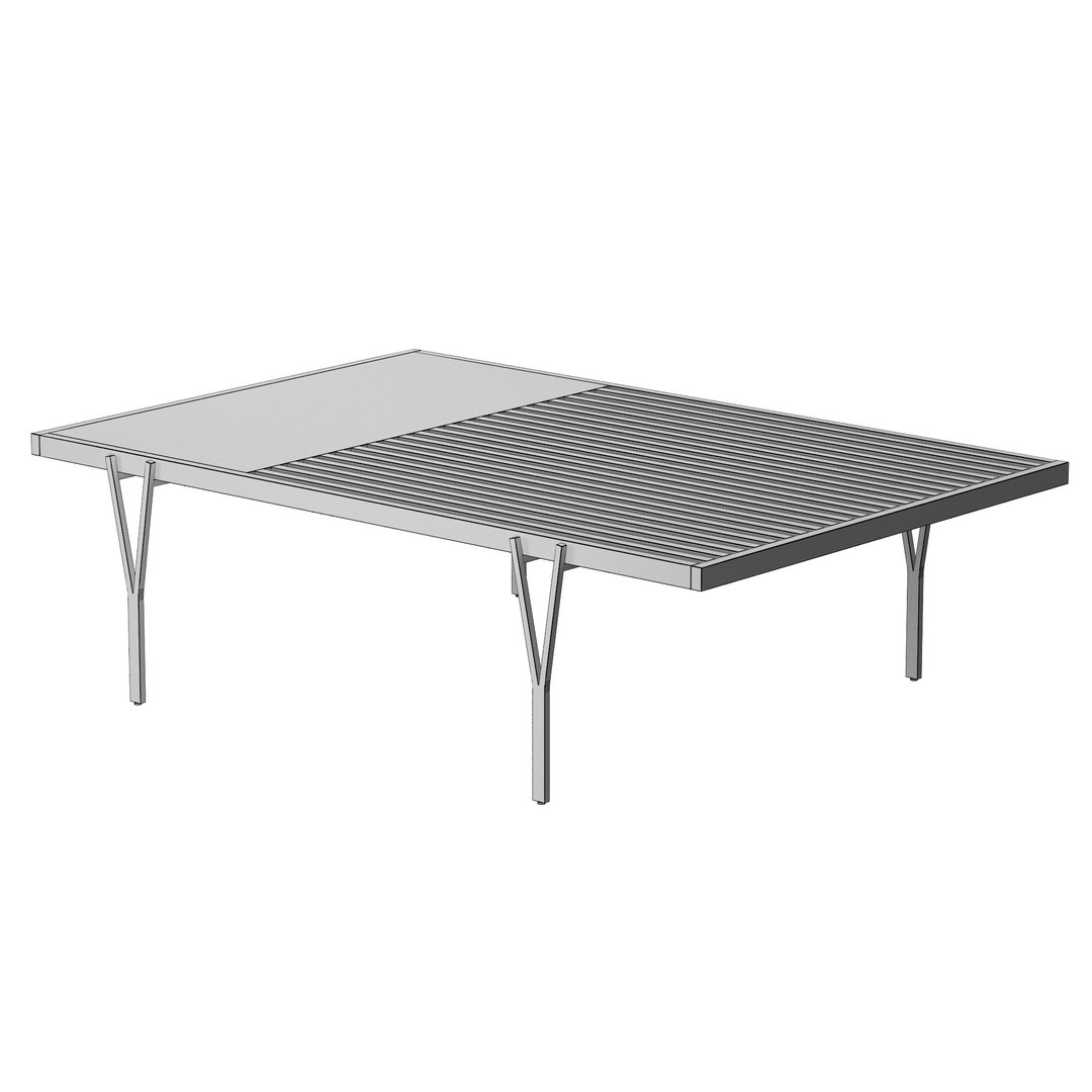 3D Y-LEG COFFEE TABLE Model - TurboSquid 1947350