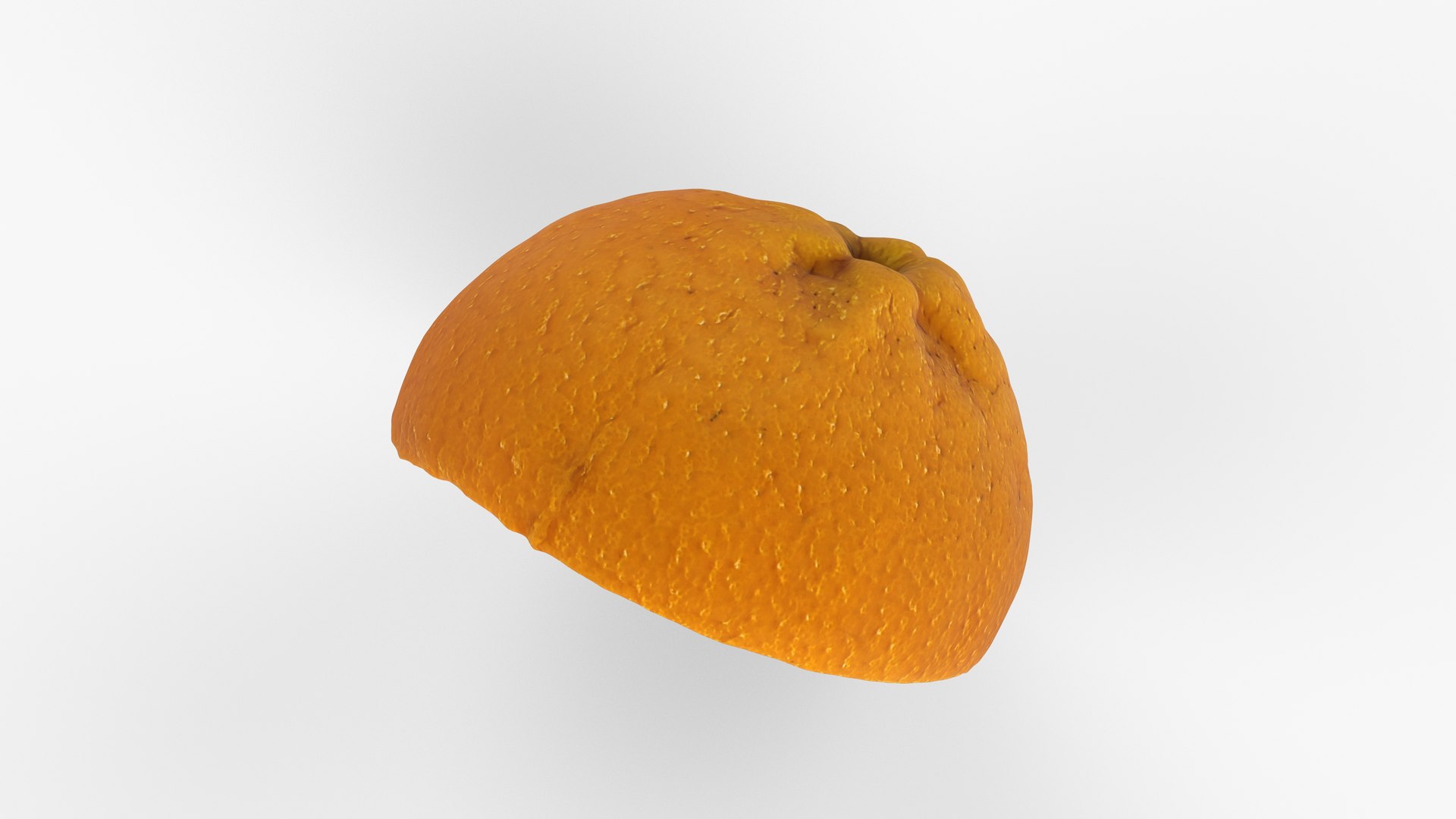3D Model Squeezed Half Orange Peel Skin - Scan - TurboSquid 2414162