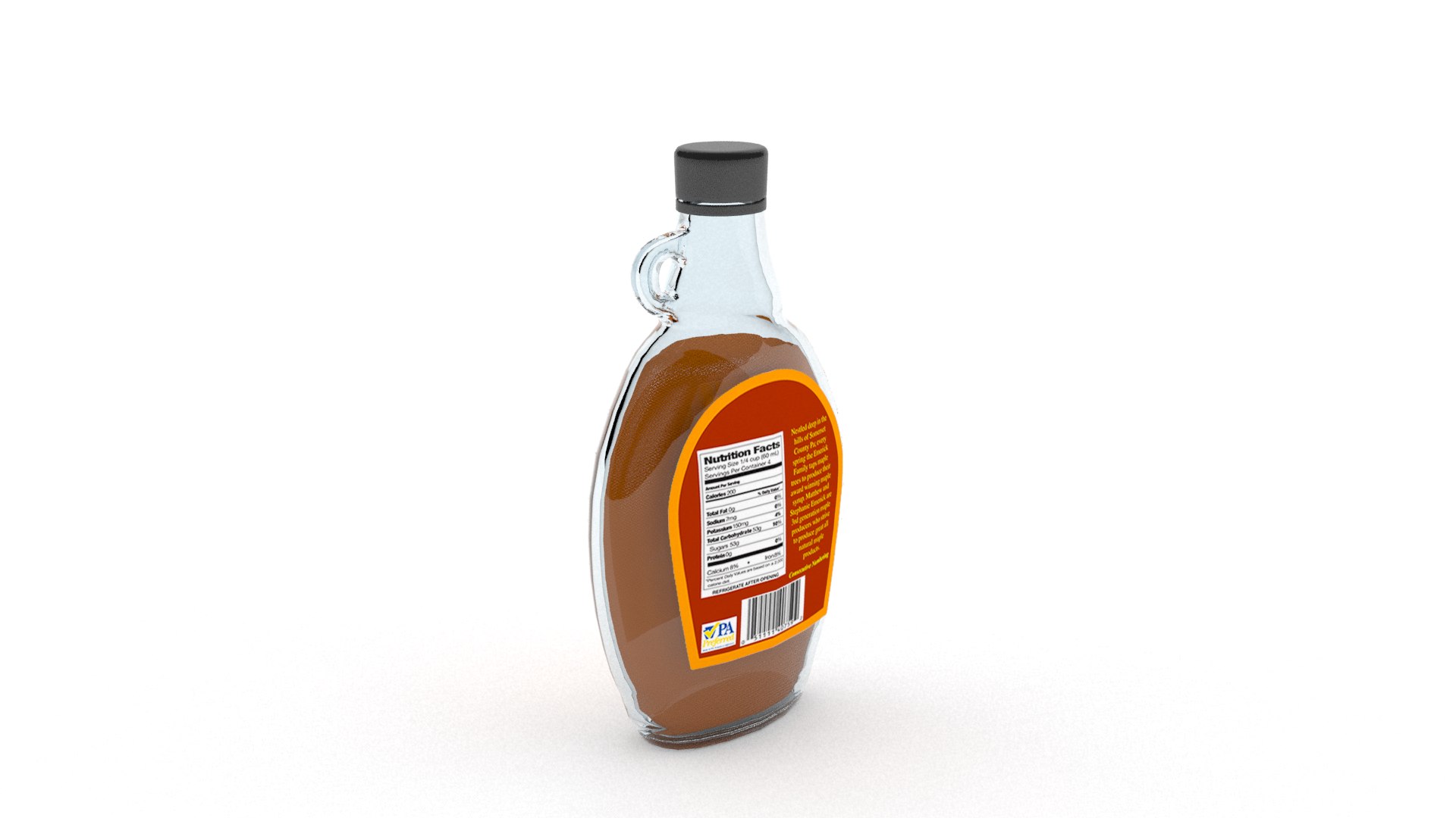 Maple Syrup 3D Model - TurboSquid 1484624