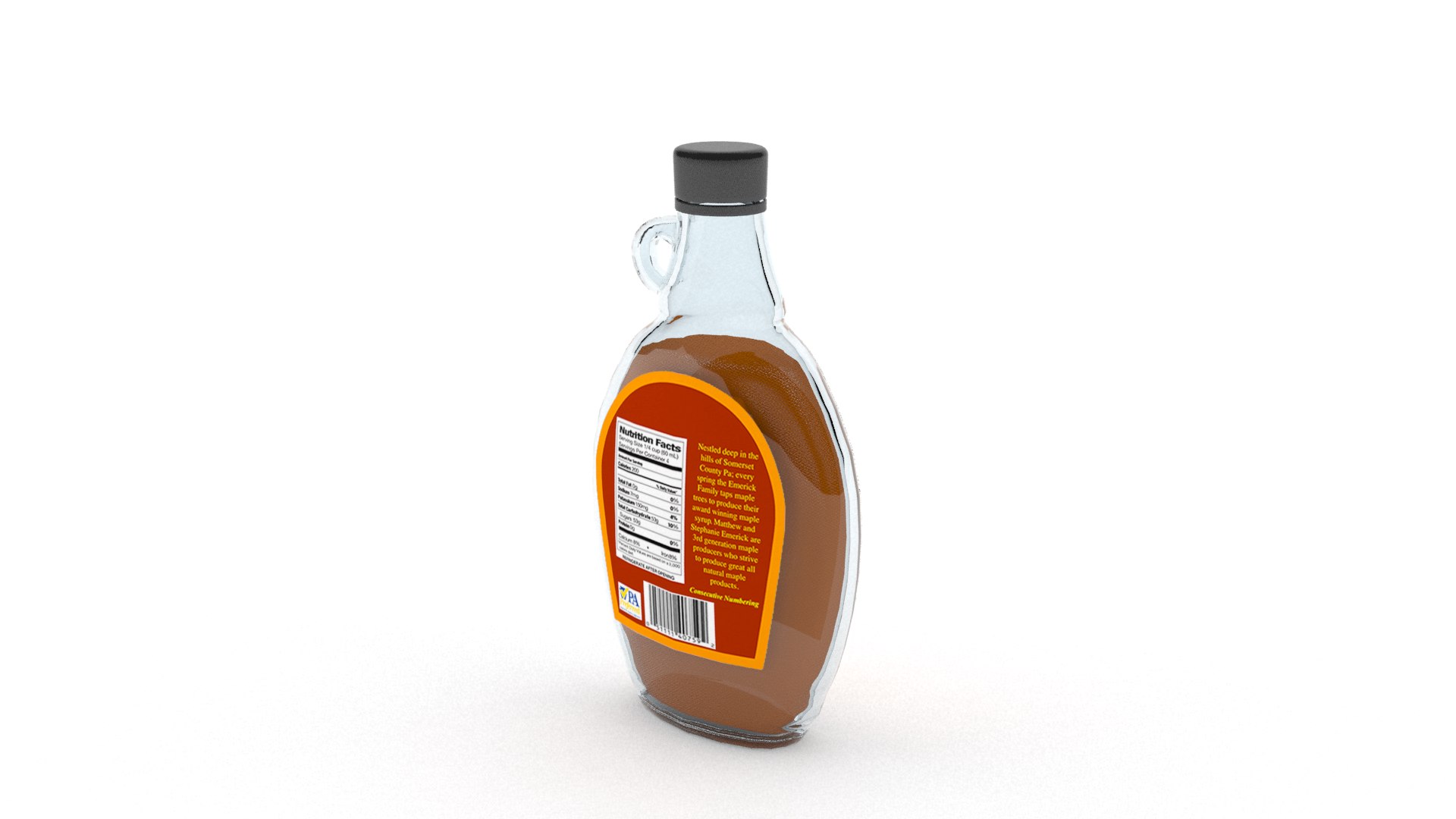 Maple Syrup 3D Model - TurboSquid 1484624