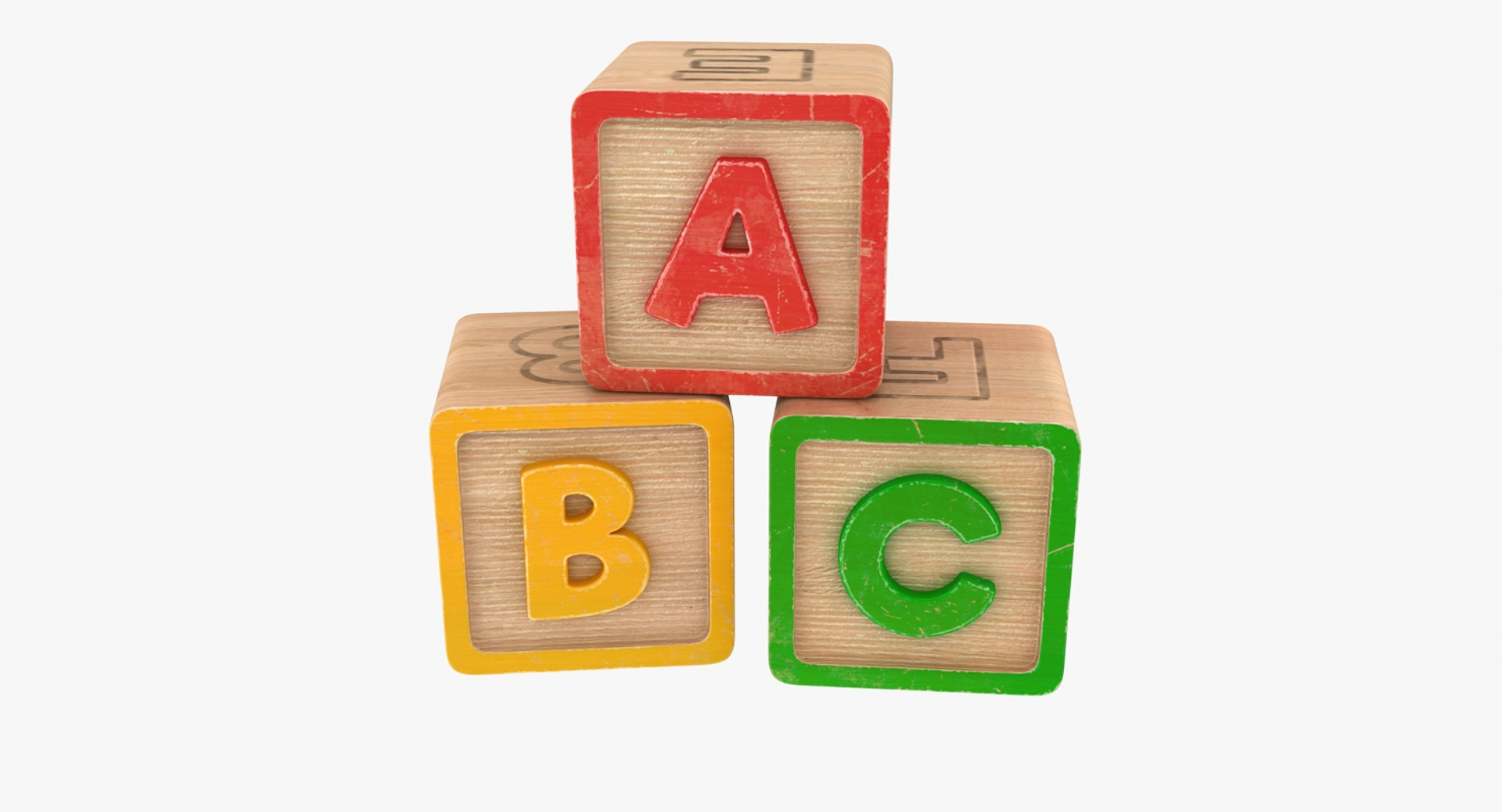 3D Alphabet Blocks Model - TurboSquid 1280906