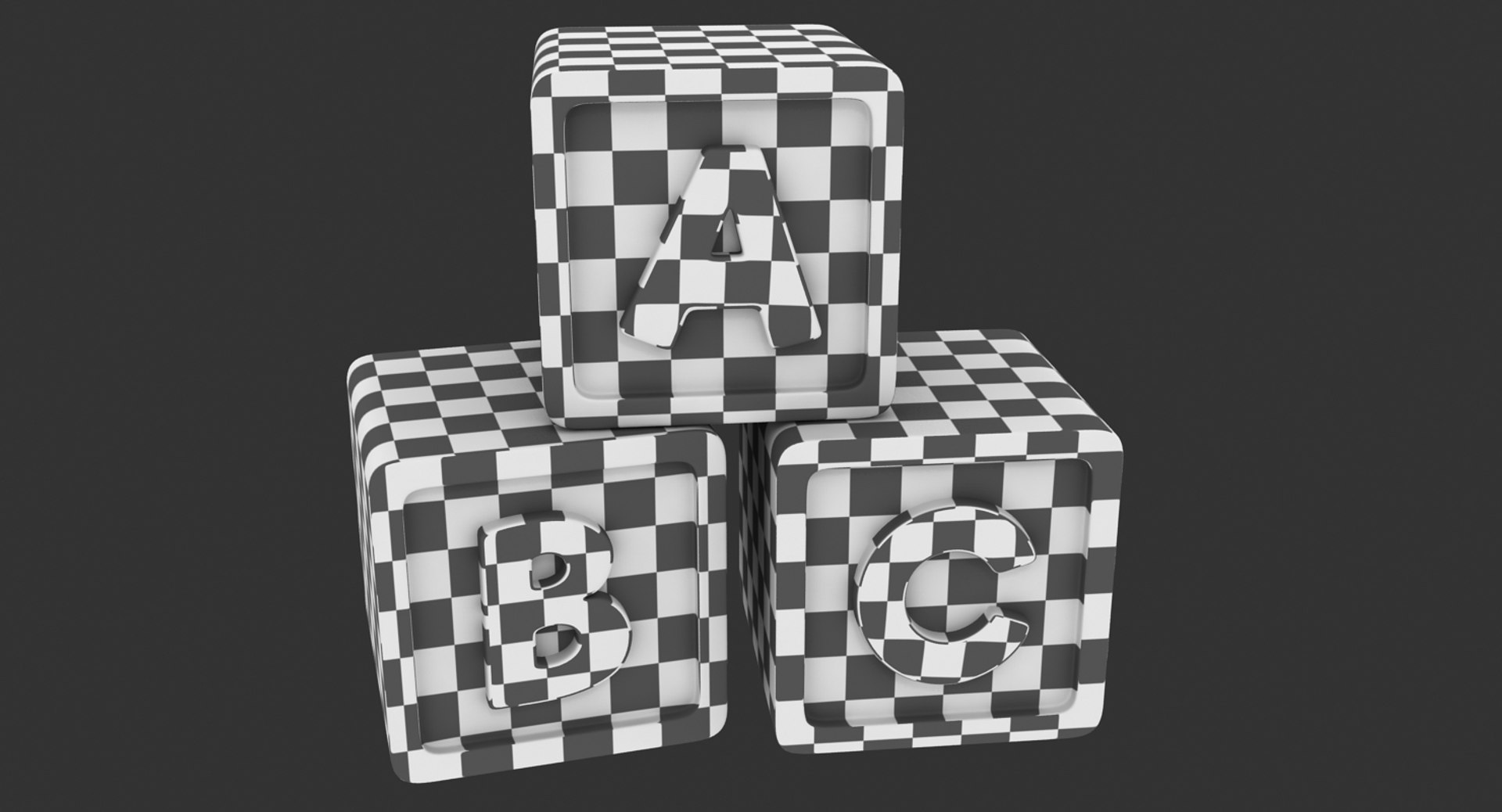 3D Alphabet Blocks Model - TurboSquid 1280906