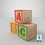 3D Alphabet Blocks Model - TurboSquid 1280906