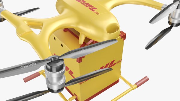 modelo 3d Dron expreso de DHL - TurboSquid 1436606