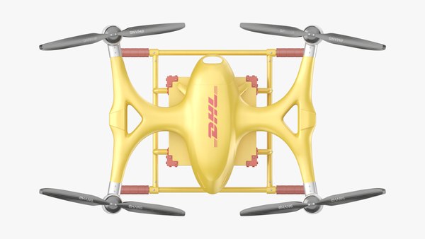 modelo 3d Dron expreso de DHL - TurboSquid 1436606