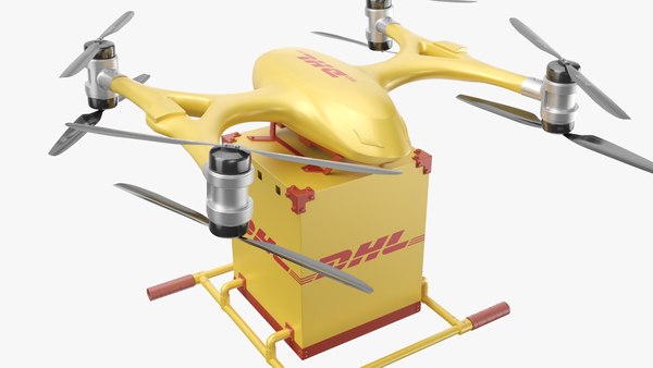 modelo 3d Dron expreso de DHL - TurboSquid 1436606