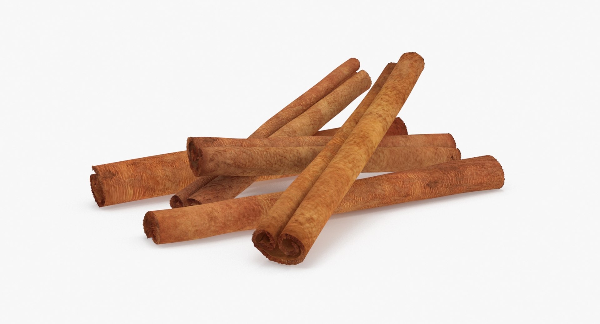 cinnamon sticks 3d model