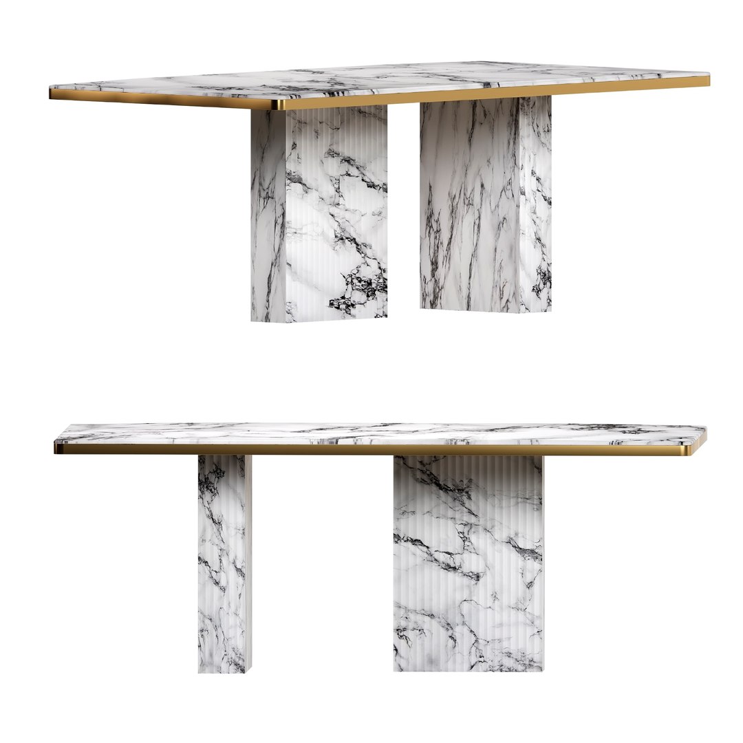 DINING TABLE SOFIA 3D Model - TurboSquid 2019946