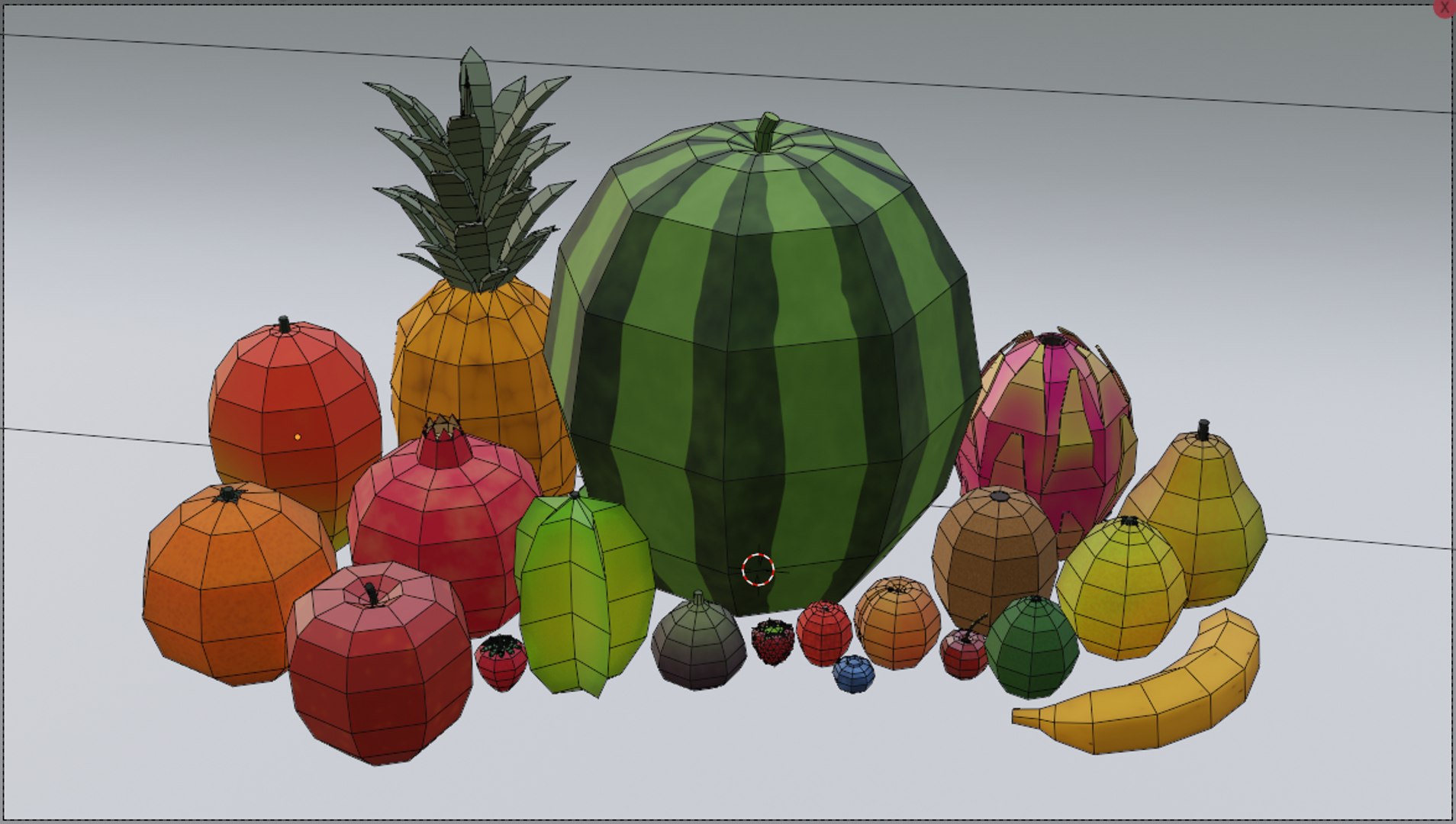 3D 20 fruits - TurboSquid 1587281