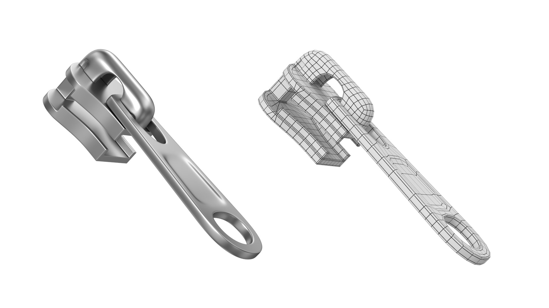 Zipper Slider 01 Base Mesh 3D model - TurboSquid 1718631