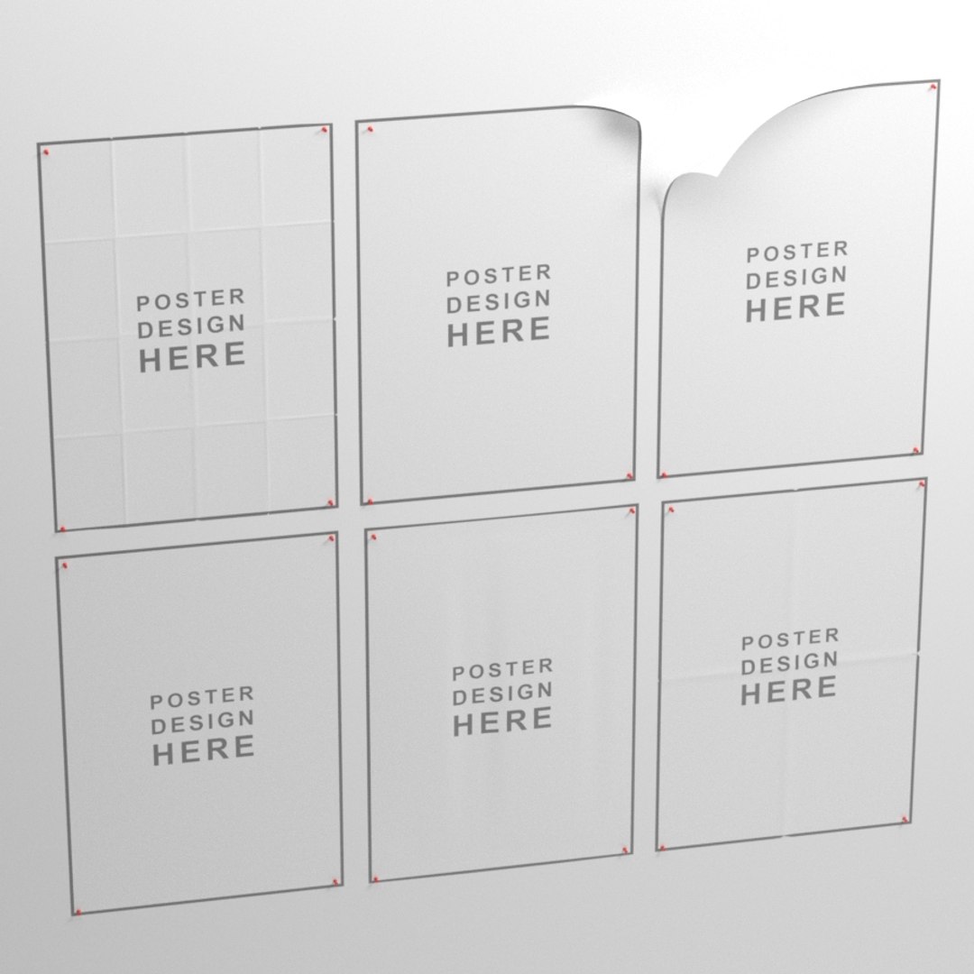 A1 Posters 3D Model - TurboSquid 1615250