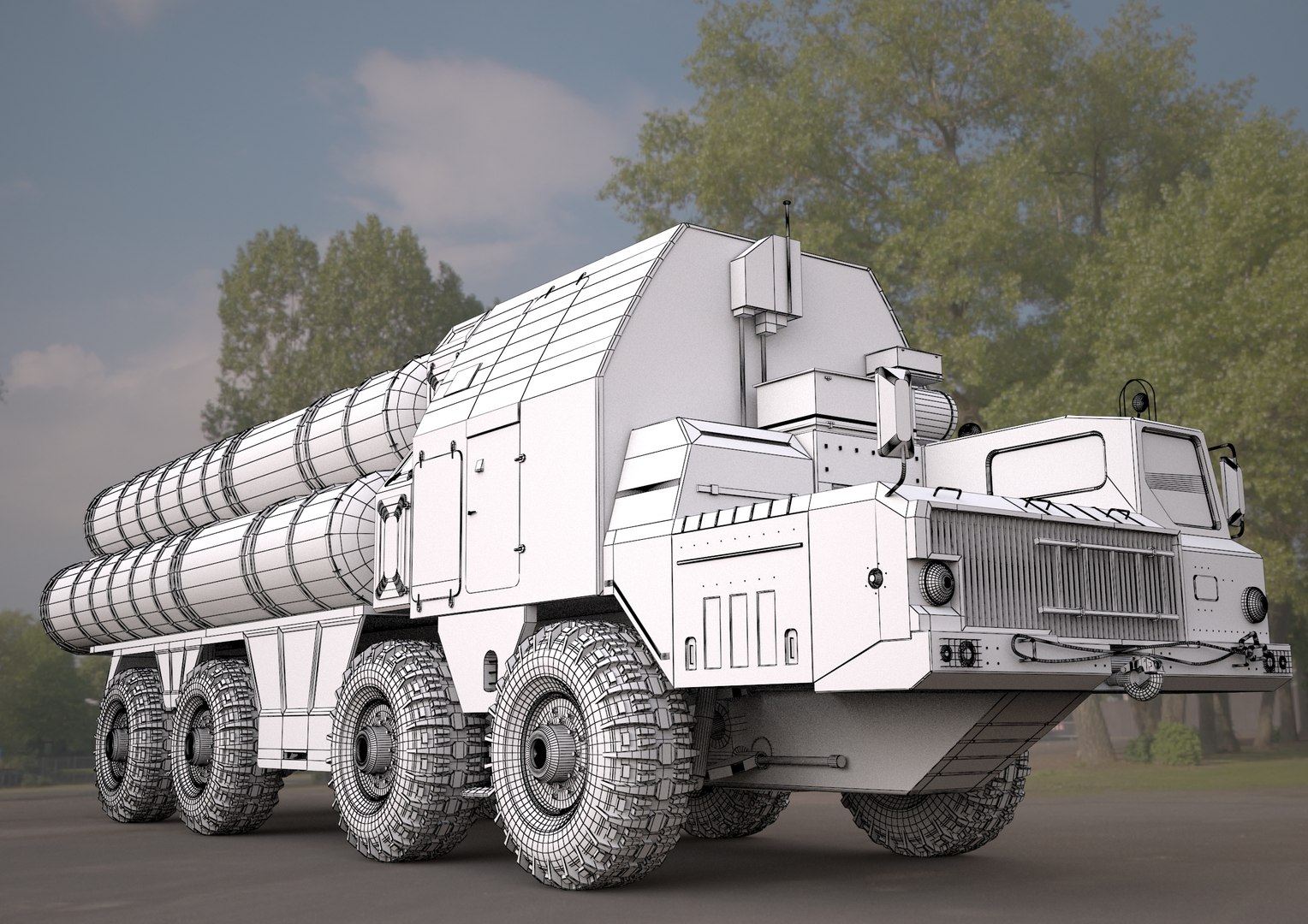 3D S300 Pmu Military Air Defense Model - TurboSquid 2068925