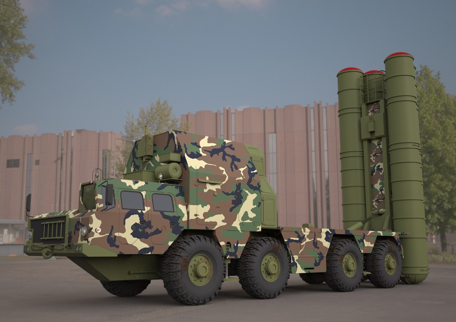 3D S300 Pmu Military Air Defense Model - TurboSquid 2068925