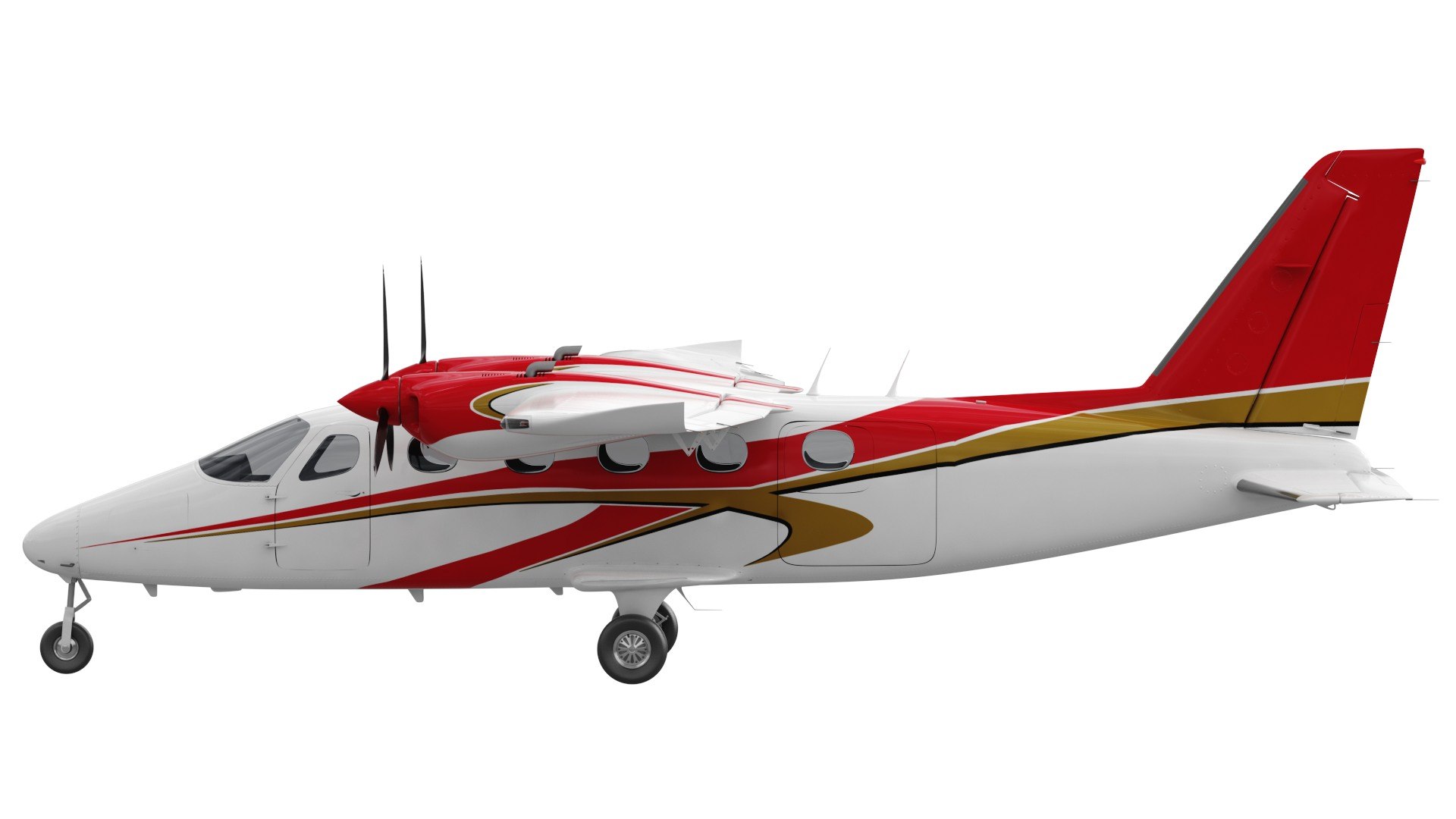 Tecnam P2012 STOL 3D Model - TurboSquid 2295610