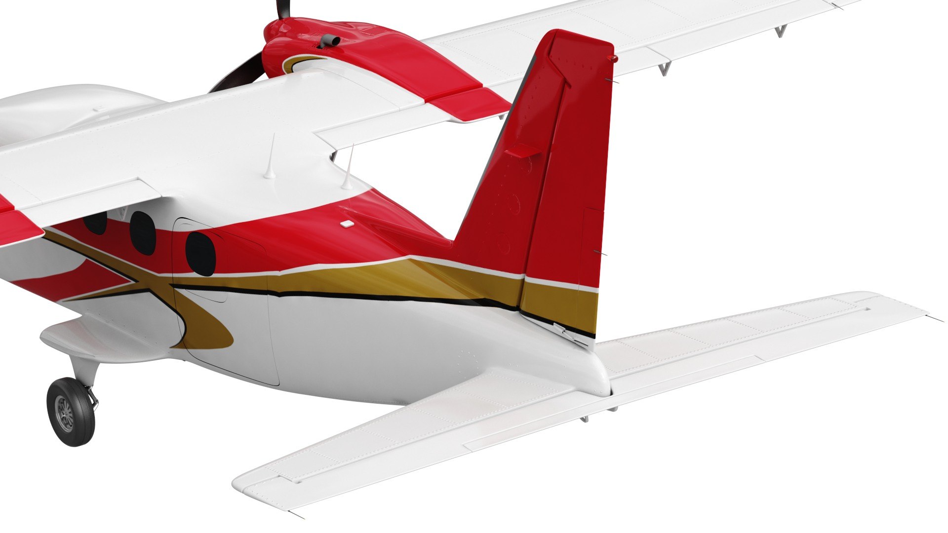 Tecnam P2012 STOL 3D Model - TurboSquid 2295610