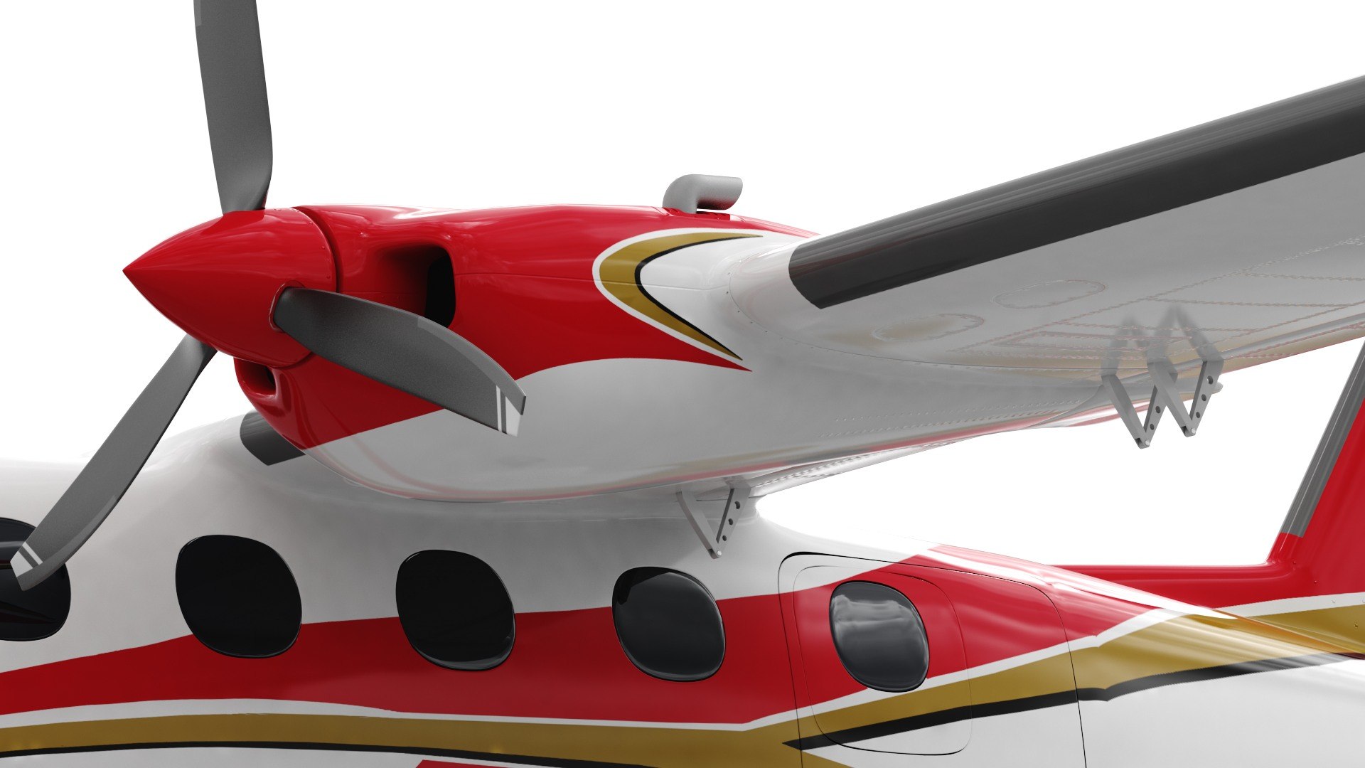 Tecnam P2012 STOL 3D Model - TurboSquid 2295610