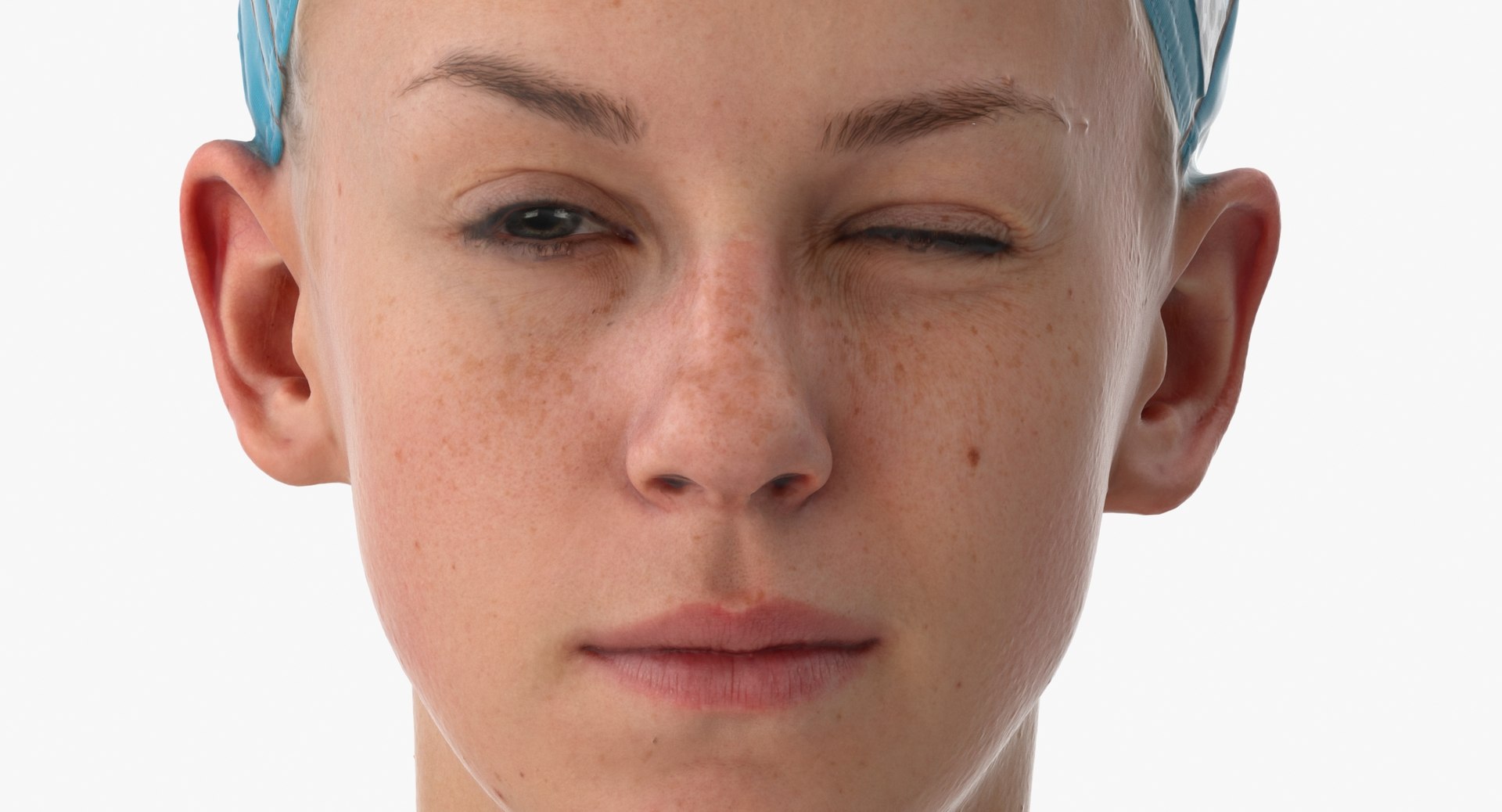 3D Rhea Human Head Win Model - TurboSquid 1655577