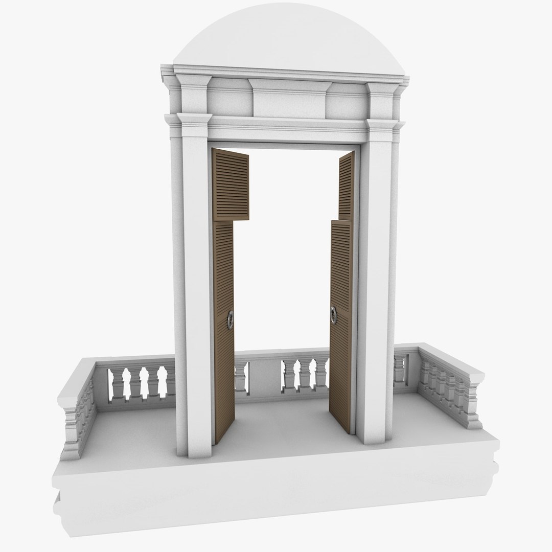 3d Model Balcony
