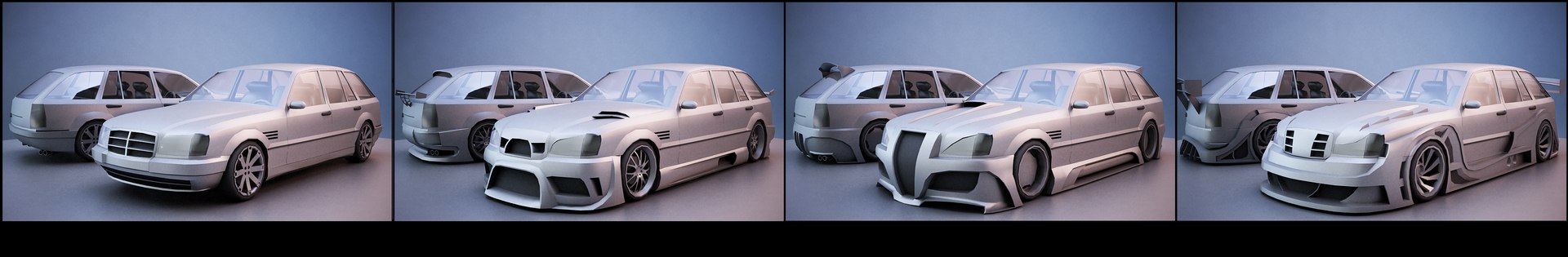 11 Cars Tuning 3D - TurboSquid 1326177