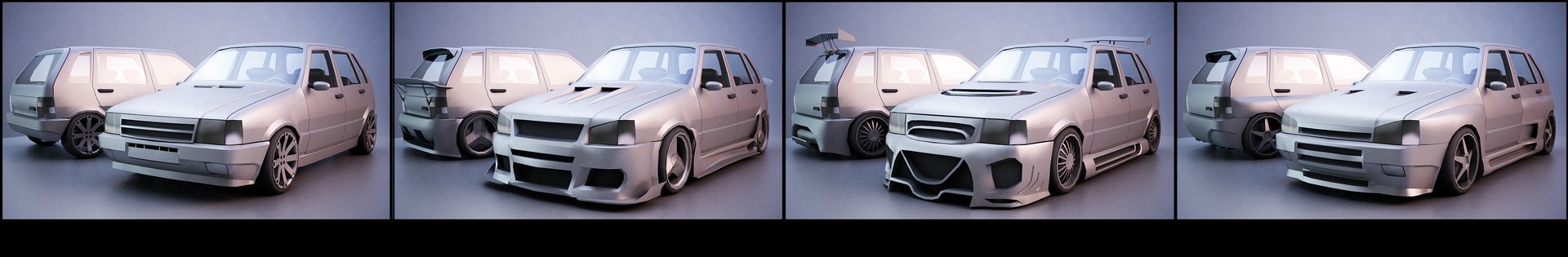 11 Cars Tuning 3D - TurboSquid 1326177