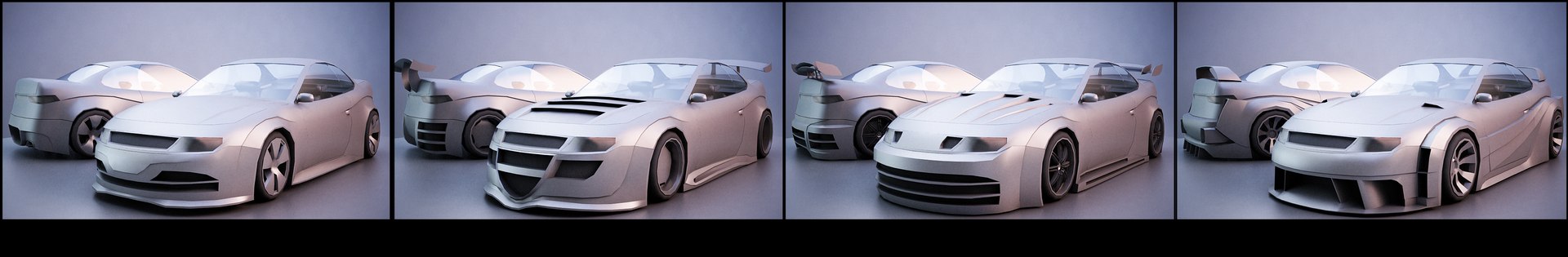 11 Cars Tuning 3D - TurboSquid 1326177