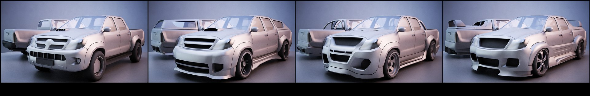 11 Cars Tuning 3D - TurboSquid 1326177