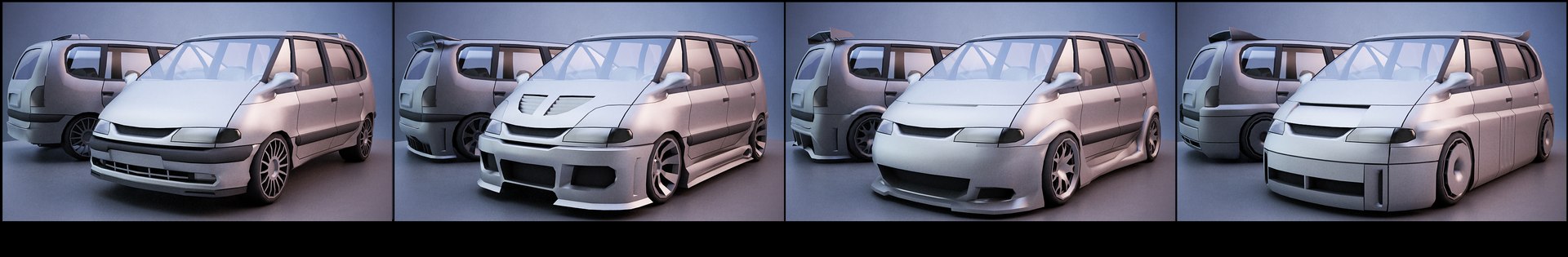 11 Cars Tuning 3D - TurboSquid 1326177