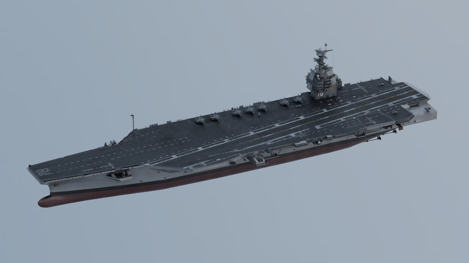 USS Gerald R Ford CVN-78 3D Model - TurboSquid 2291944