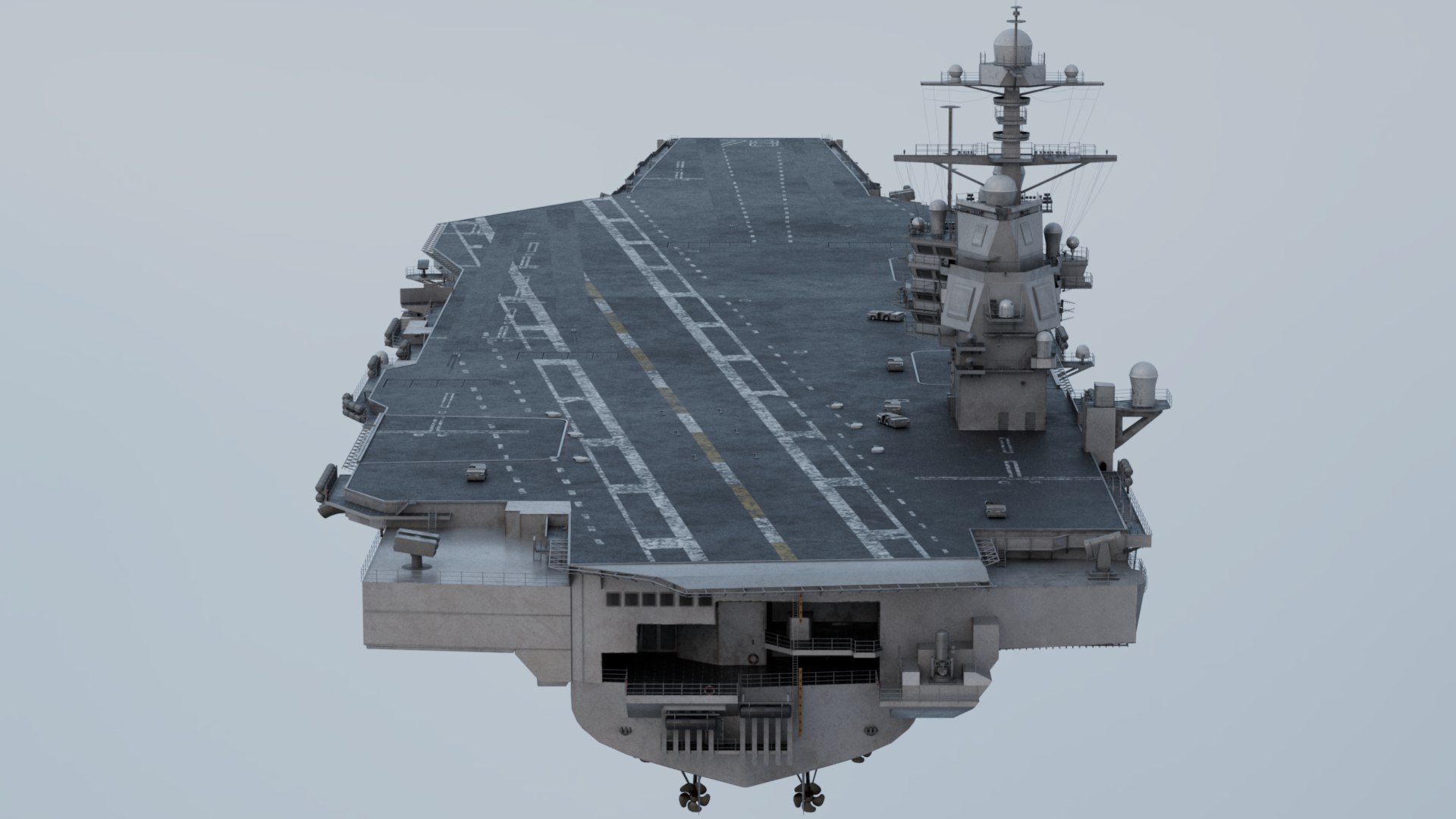 USS Gerald R Ford CVN-78 3D Model - TurboSquid 2291944