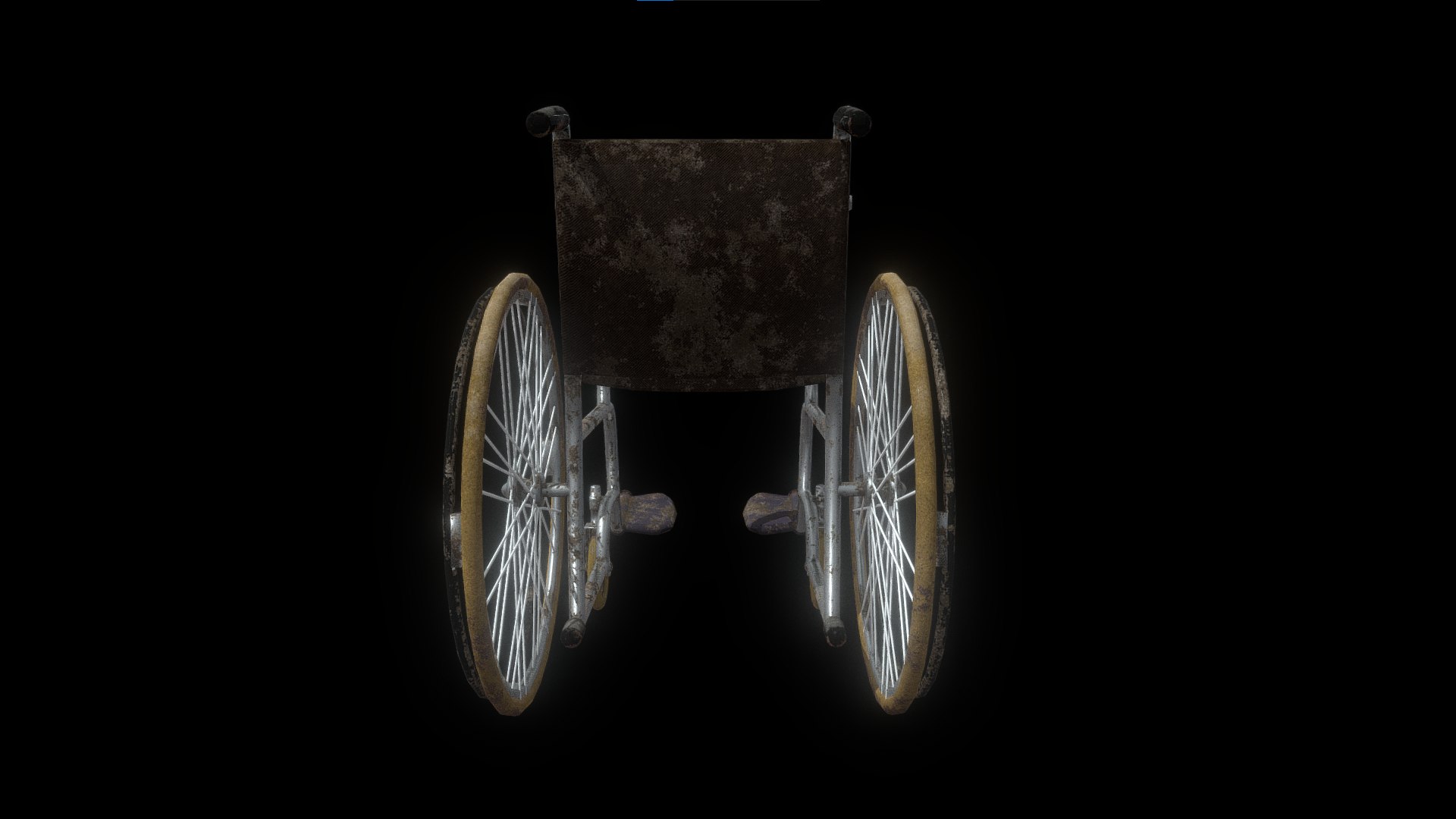 Dirty Wheelchair 3D Model - TurboSquid 2115521
