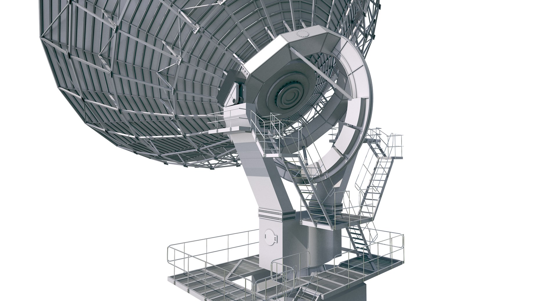 Satellite Dish Cellular Tower 3D Model - TurboSquid 1592639