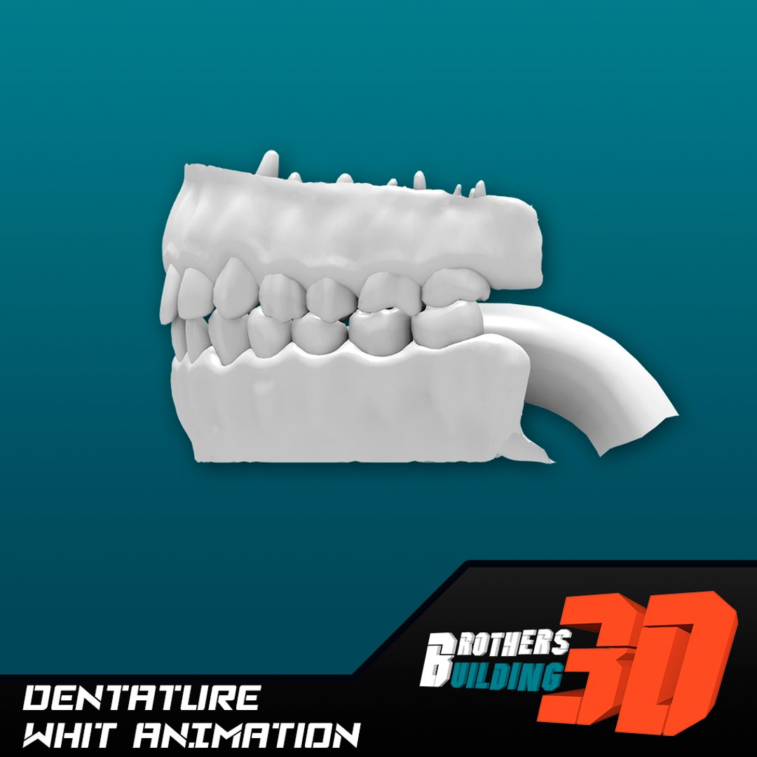 3d Model Animation Dentature