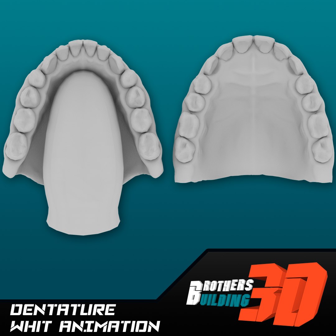 3d Model Animation Dentature
