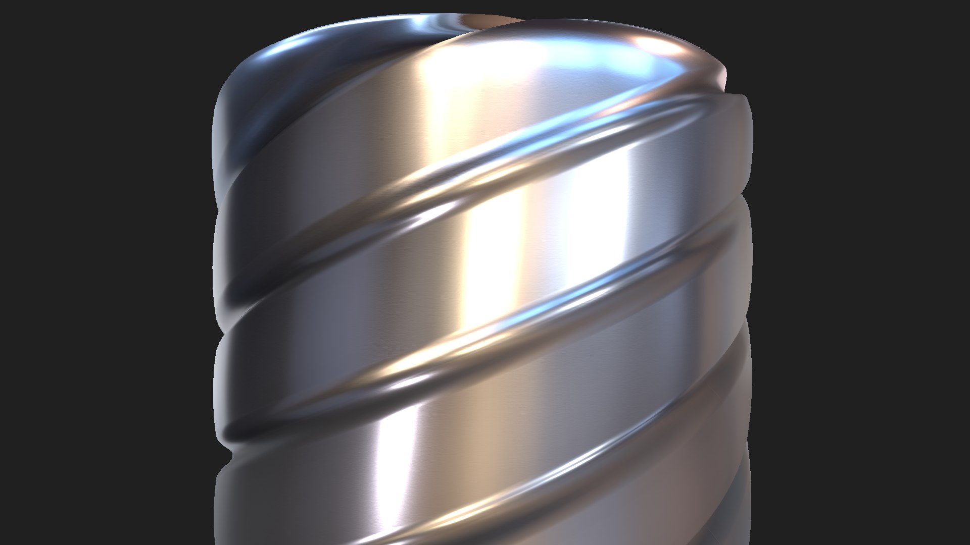 Flexible Metal Hoses Customizable PBR Materials Texture 3D Model ...