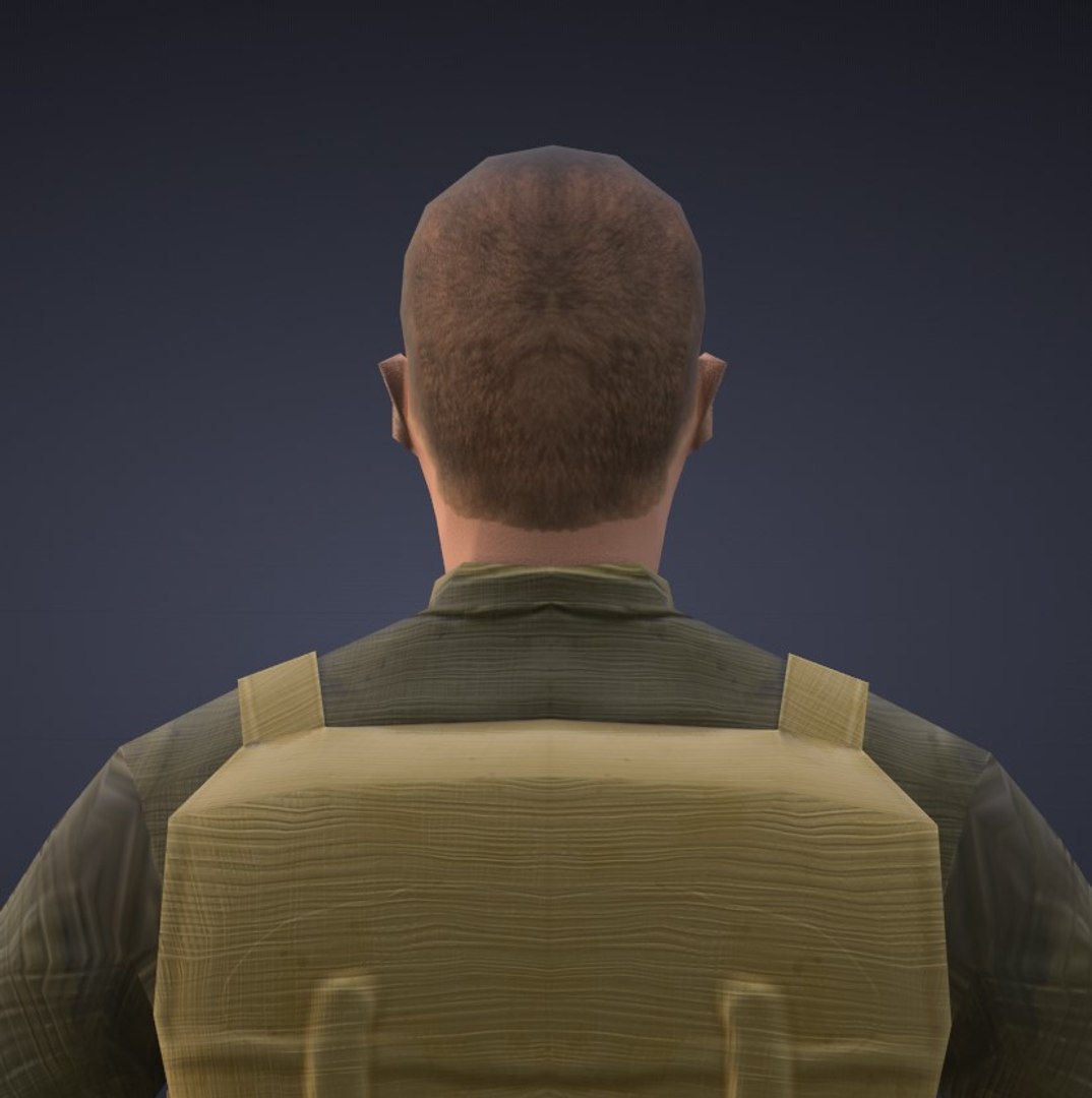 Super Low Poly US WW2 GI Soldier Character Model 3D Model - TurboSquid ...