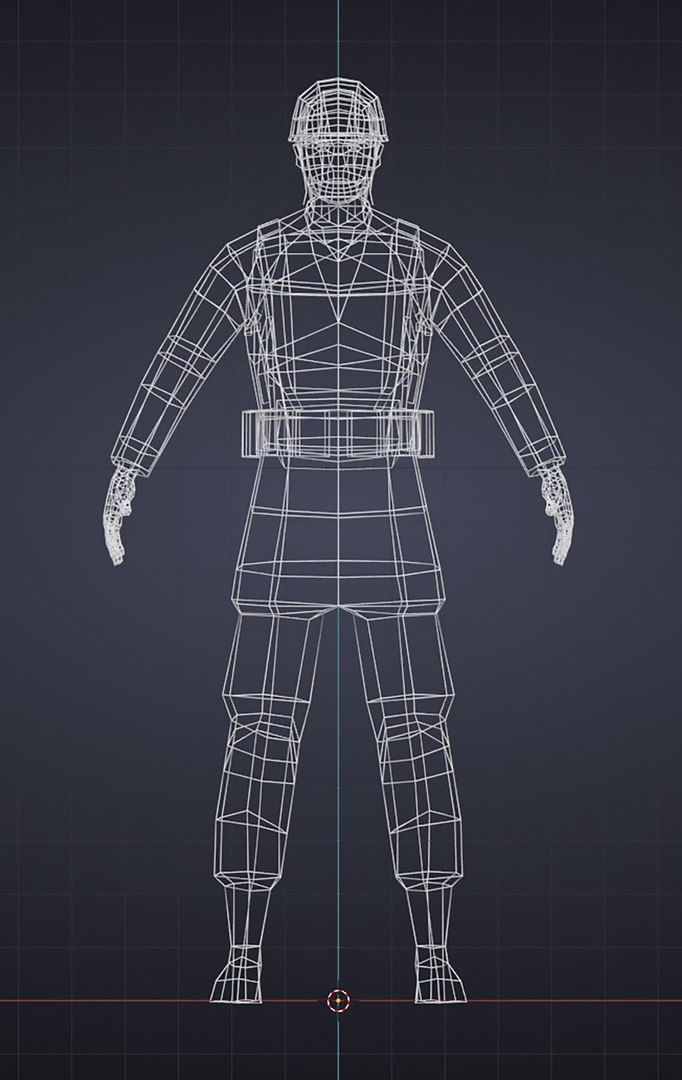 Super Low Poly US WW2 GI Soldier Character Model 3D Model - TurboSquid ...