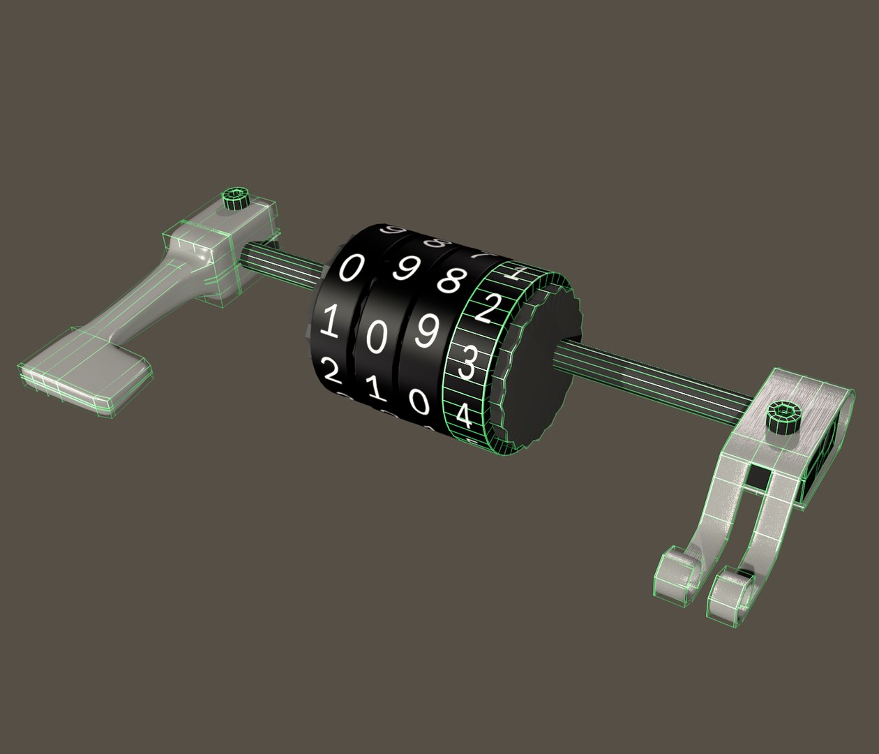 3d mechanical counter