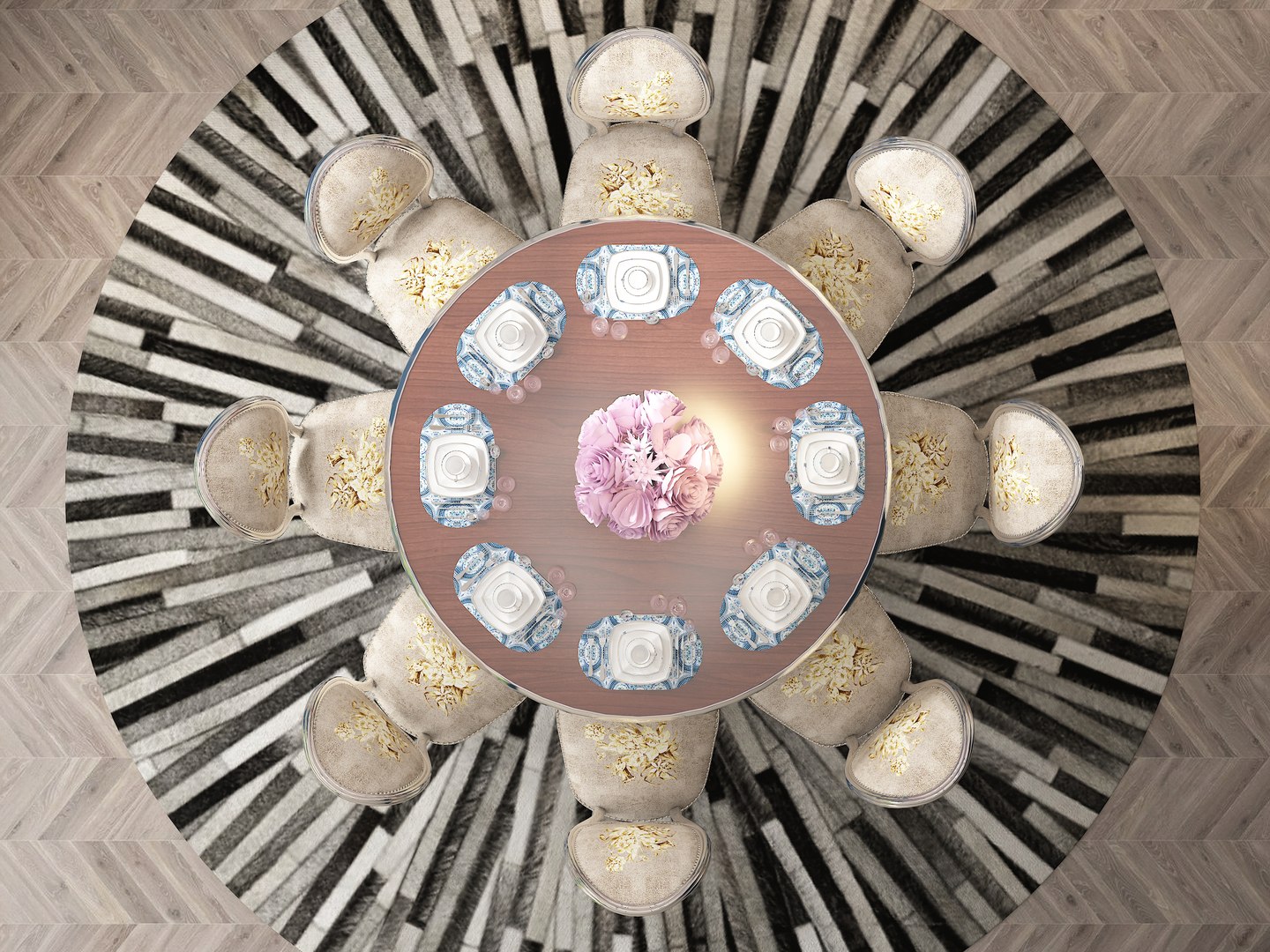 3D Dining Room Model - TurboSquid 1989670